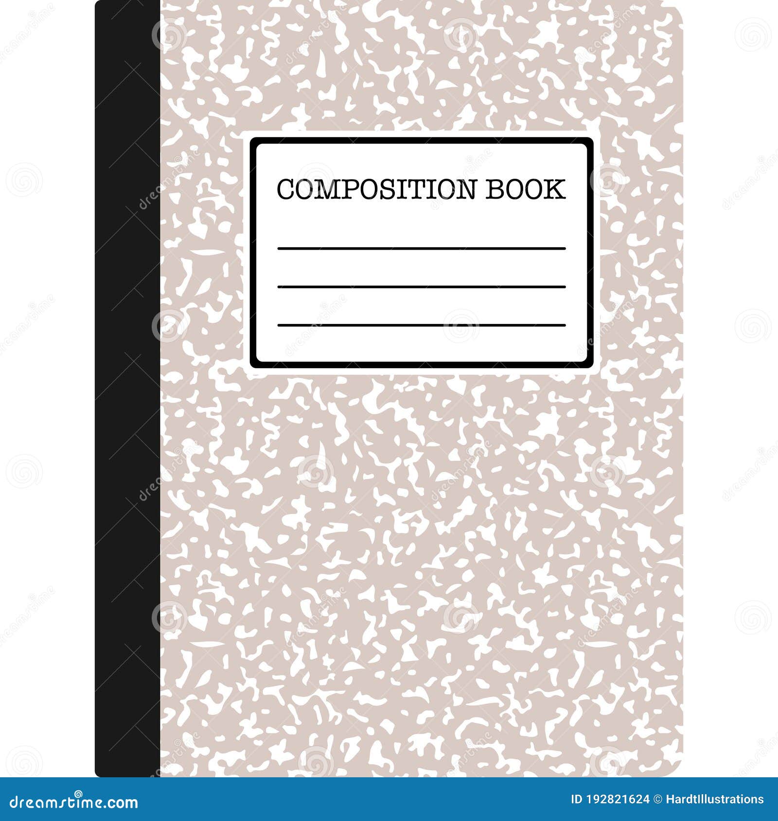 Composition Book stock illustration. Illustration of background - 192821624