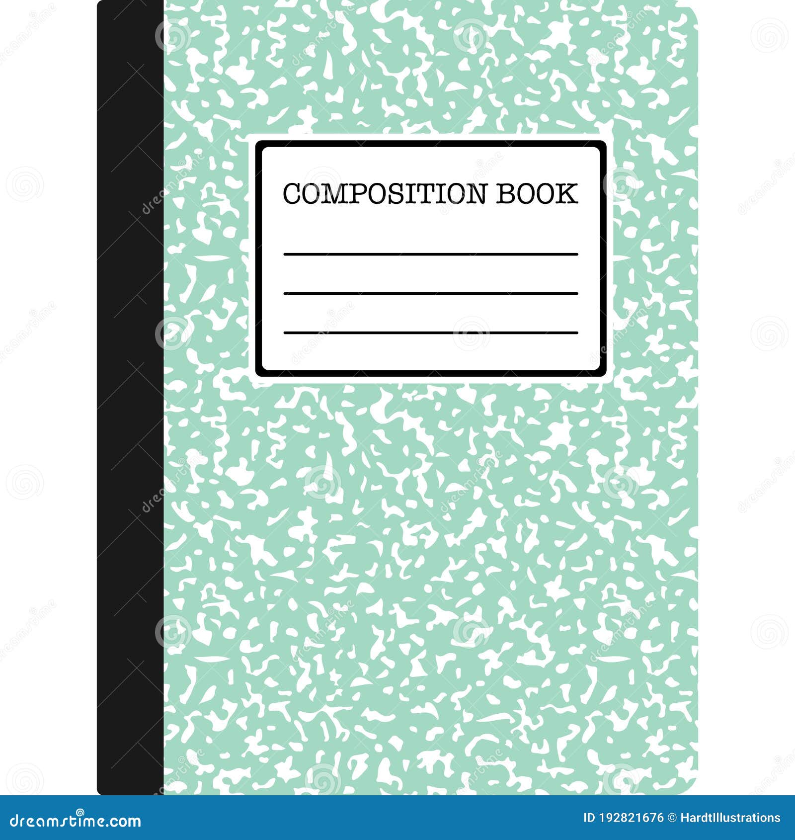 Composition Book stock illustration. Illustration of learning - 192821676