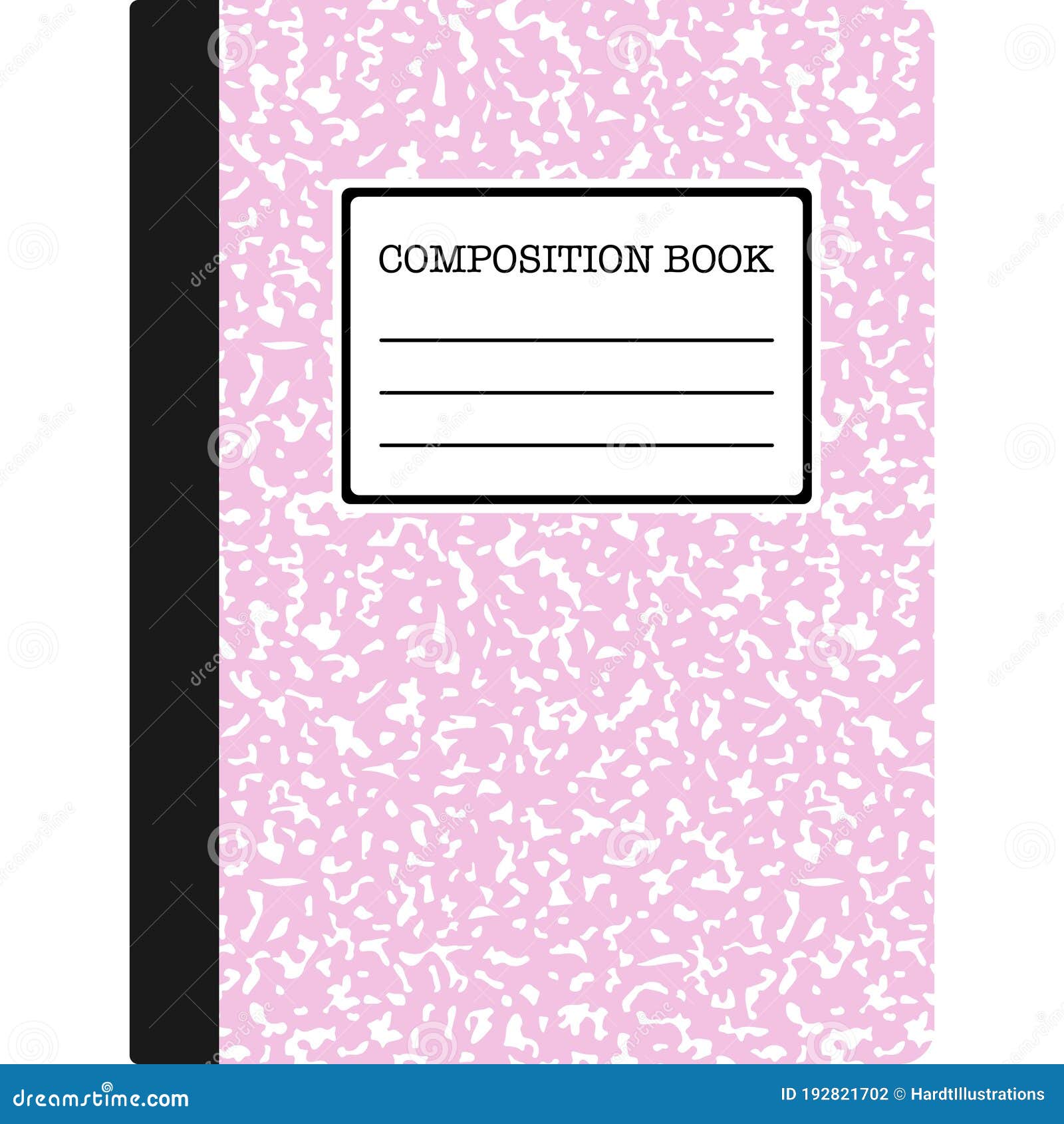 Composition Book Cover Template