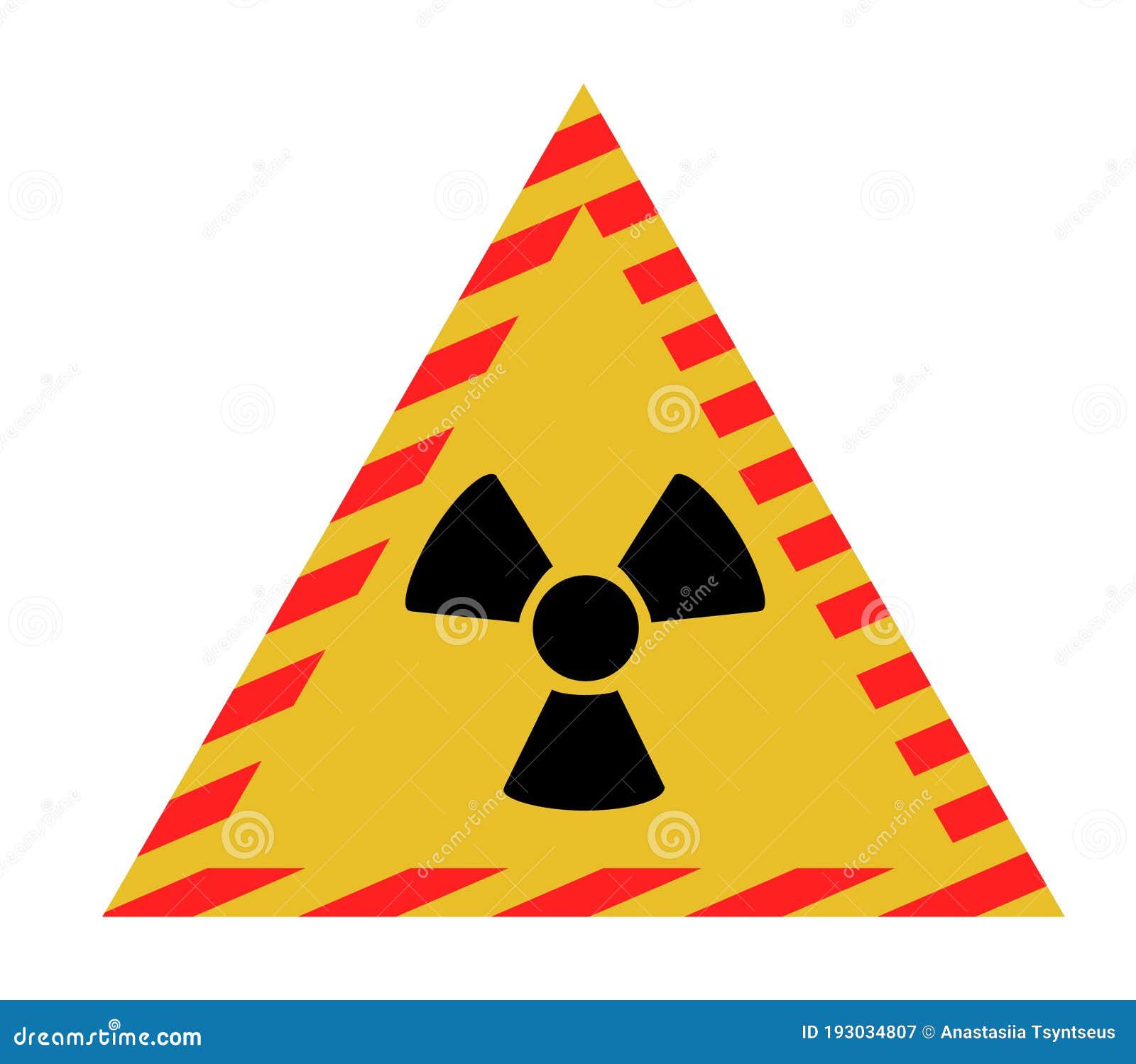 Radiation Sign Signs and Symbols Stock Vector - Illustration of hazard ...