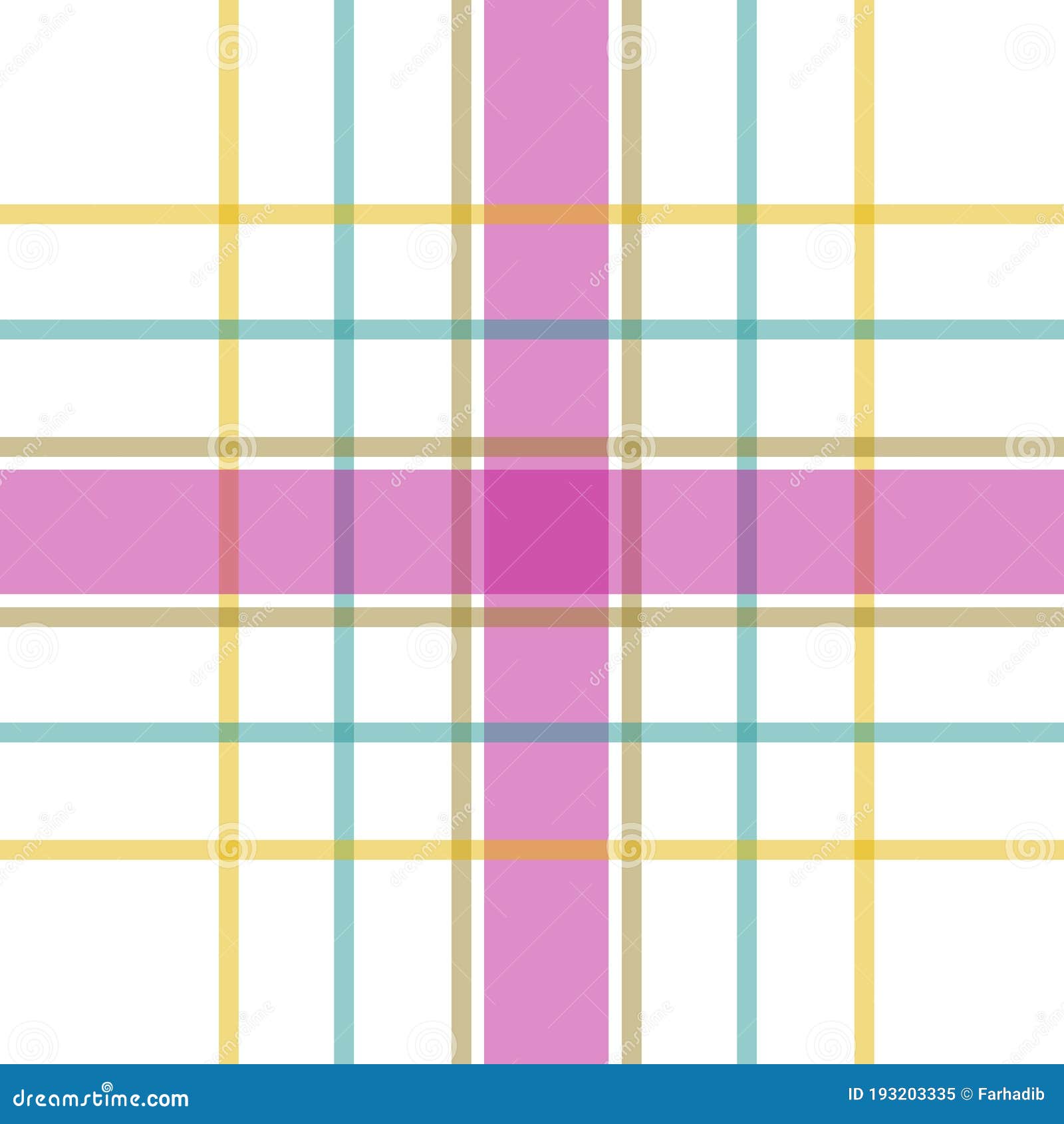 Plaid Vector Repeat Seamless Pattern Stock Vector - Illustration of ...