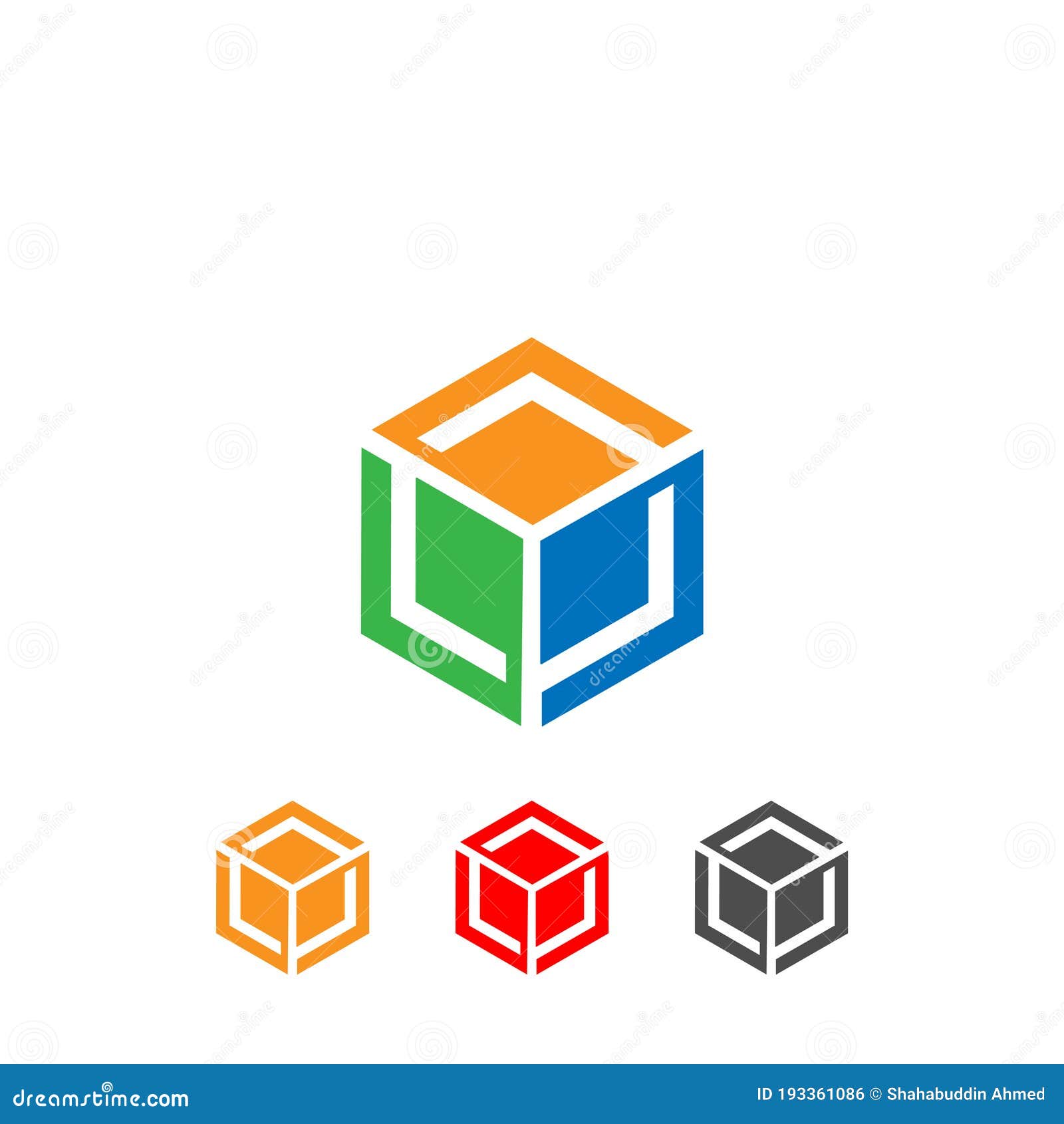 Cube Logo Design Icon Vector Outbox. Abstract Simple Vector Cube Logo ... Cube Logo Design Icon Vector Outbox. Abstract Simple Vector Cube Logo ...