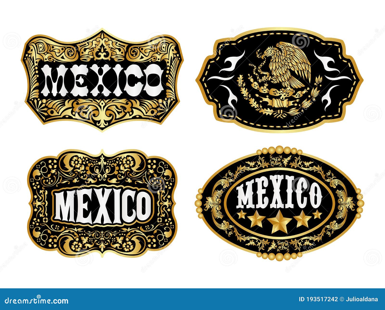 Mexico Label Emblem Vector Master Collection Design. Stock Vector ...