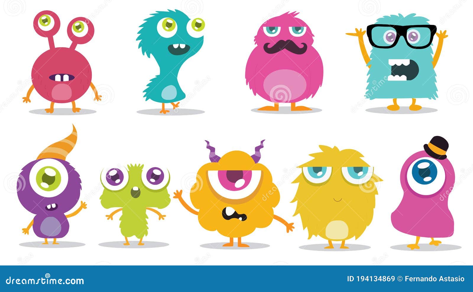 Monsters Play Illustration | CartoonDealer.com #215709928