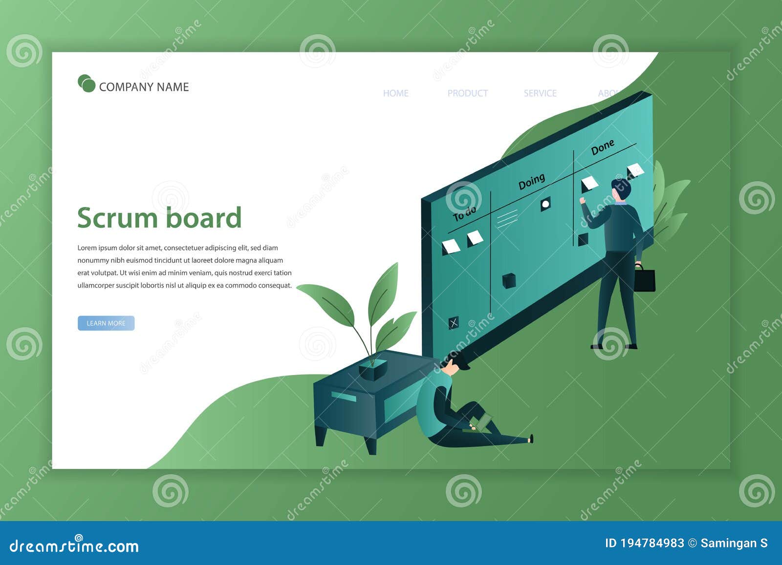 Scrum Processes. Teamwork Agile Sprints Software Production ...