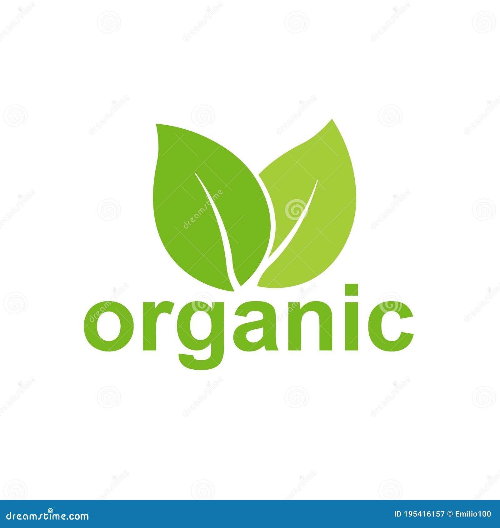 Organic Sign, Logo or Label, Vector Illustration Stock Vector ...