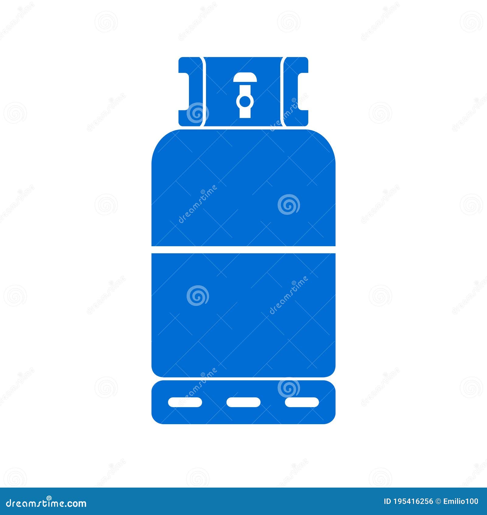 Propane Gas Cylinder, Vector Illustration Stock Vector - Illustration ...