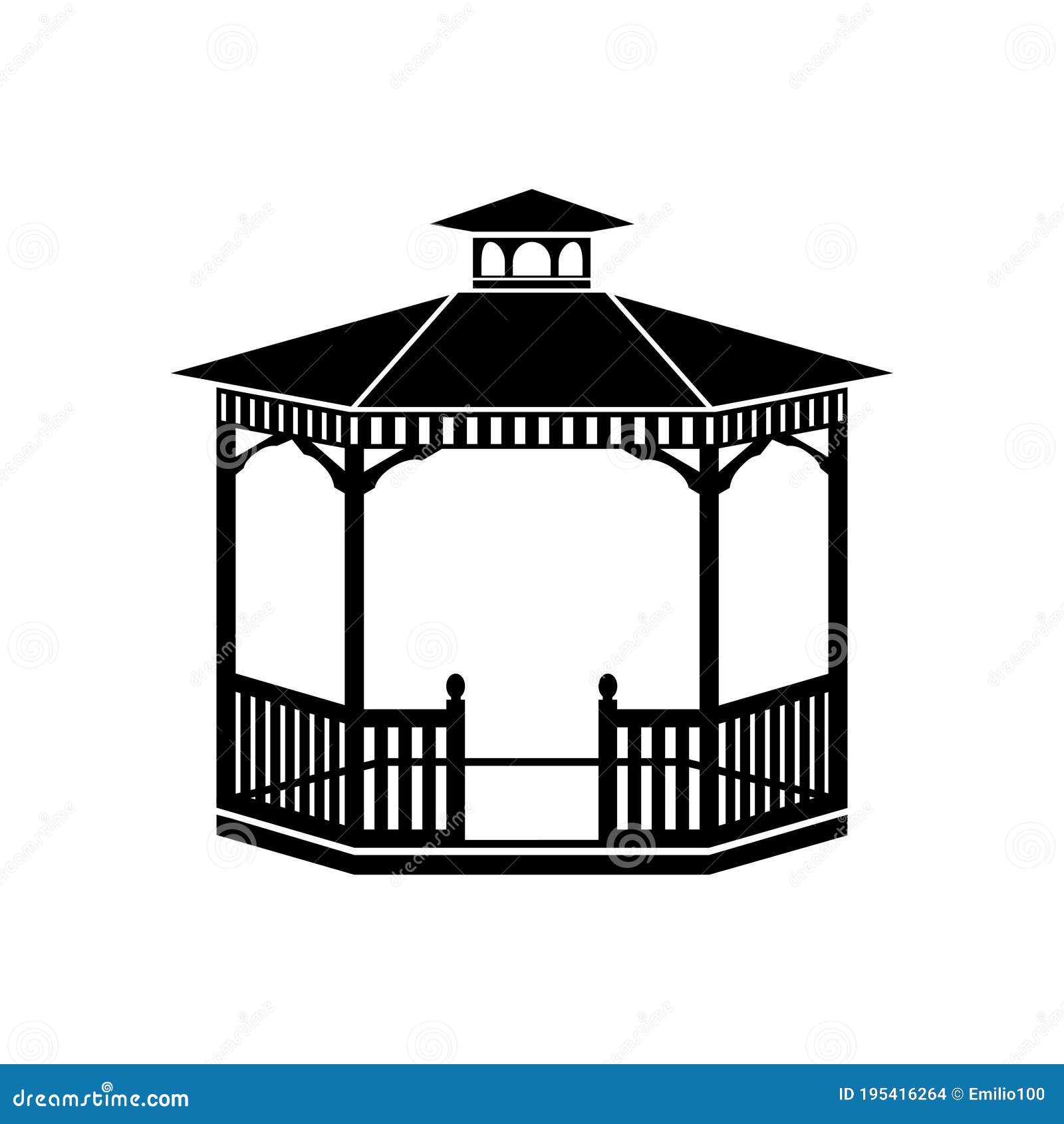Gazebo Icon Vector On White Background, Gazebo Trendy Filled Icons From ...