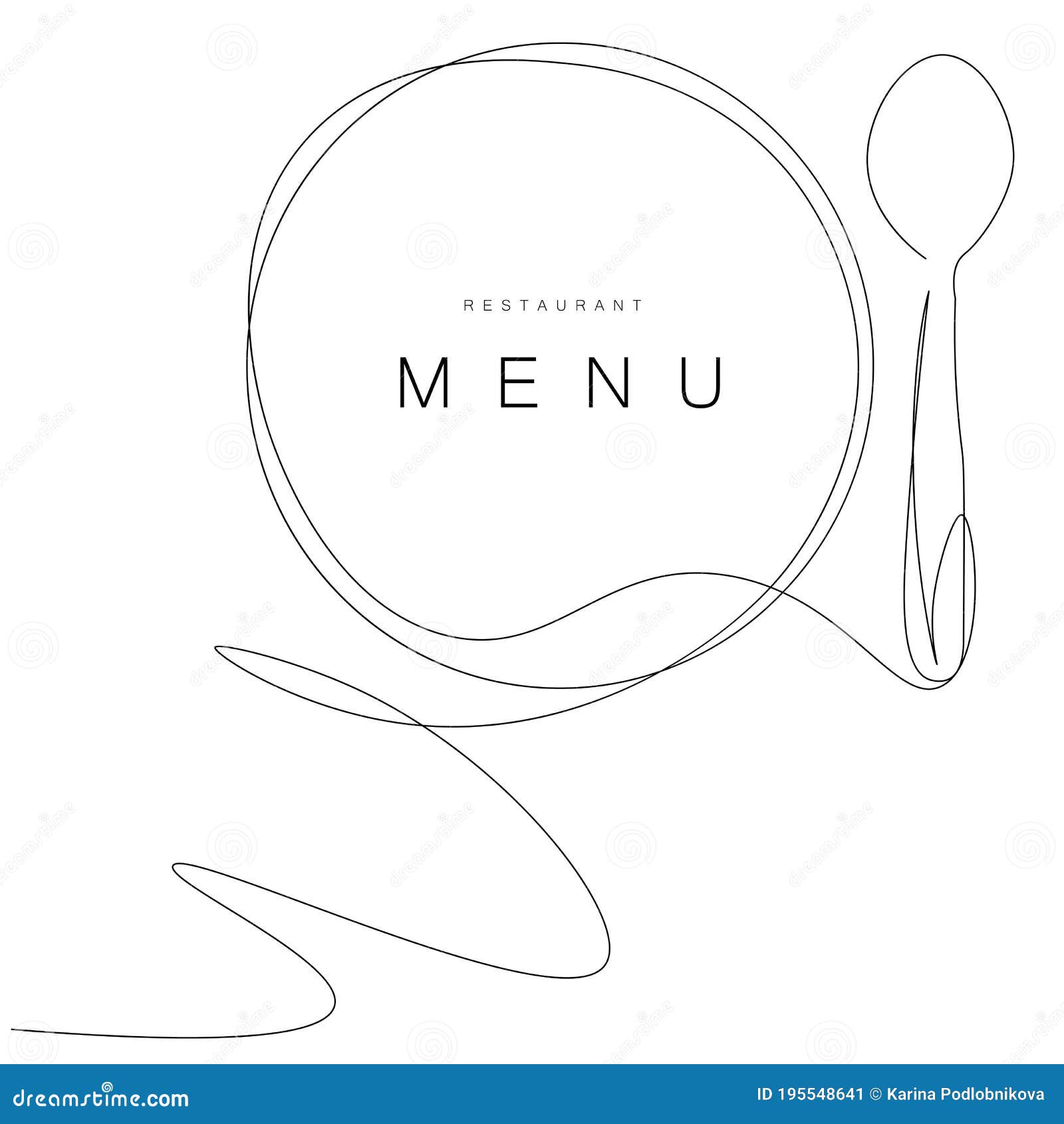 Menu Restaurant Background. Vector Illustration Stock Illustration ...