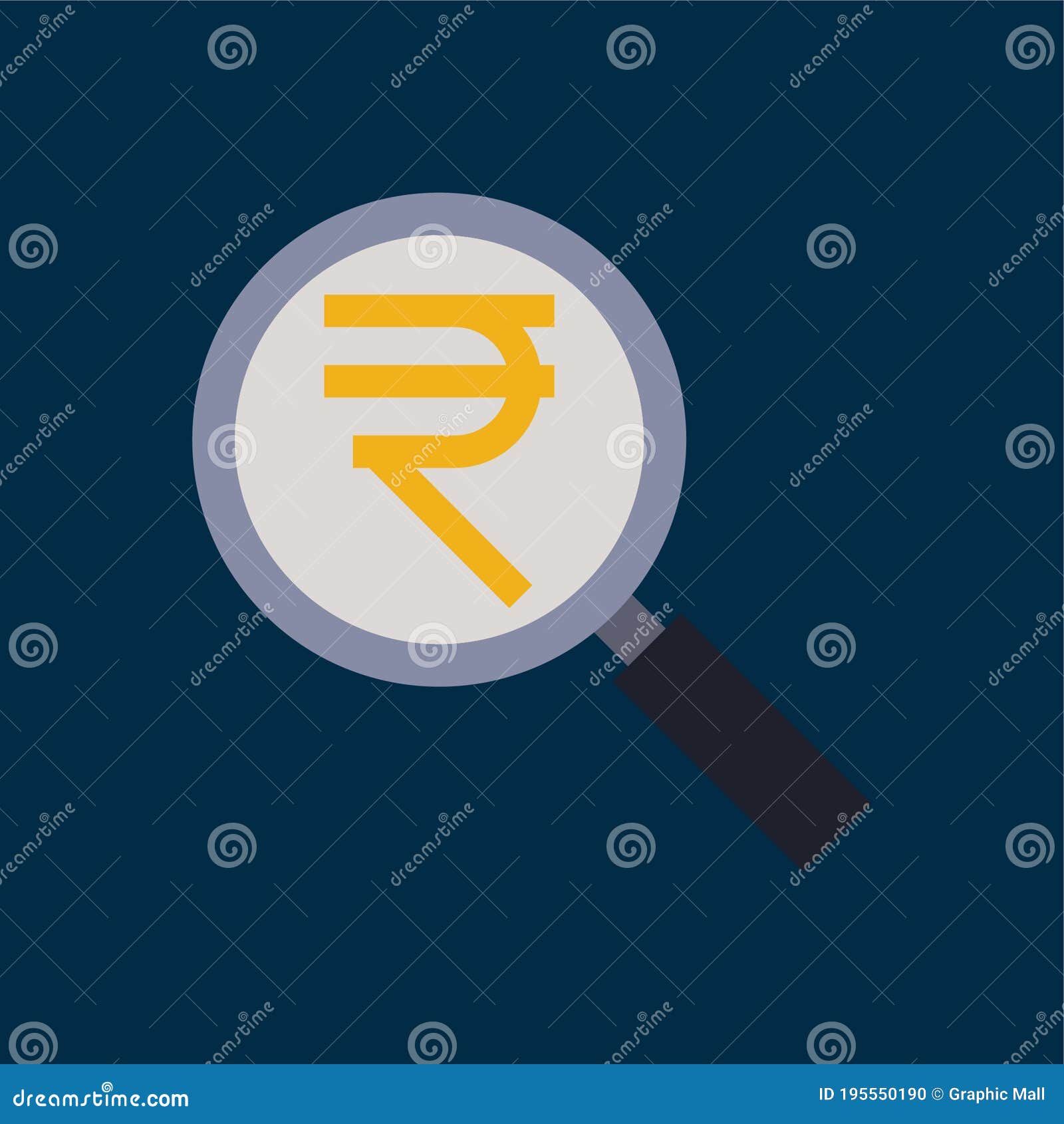 Find Rupee - Flat Color Image. Stock Vector - Illustration of rupee ...
