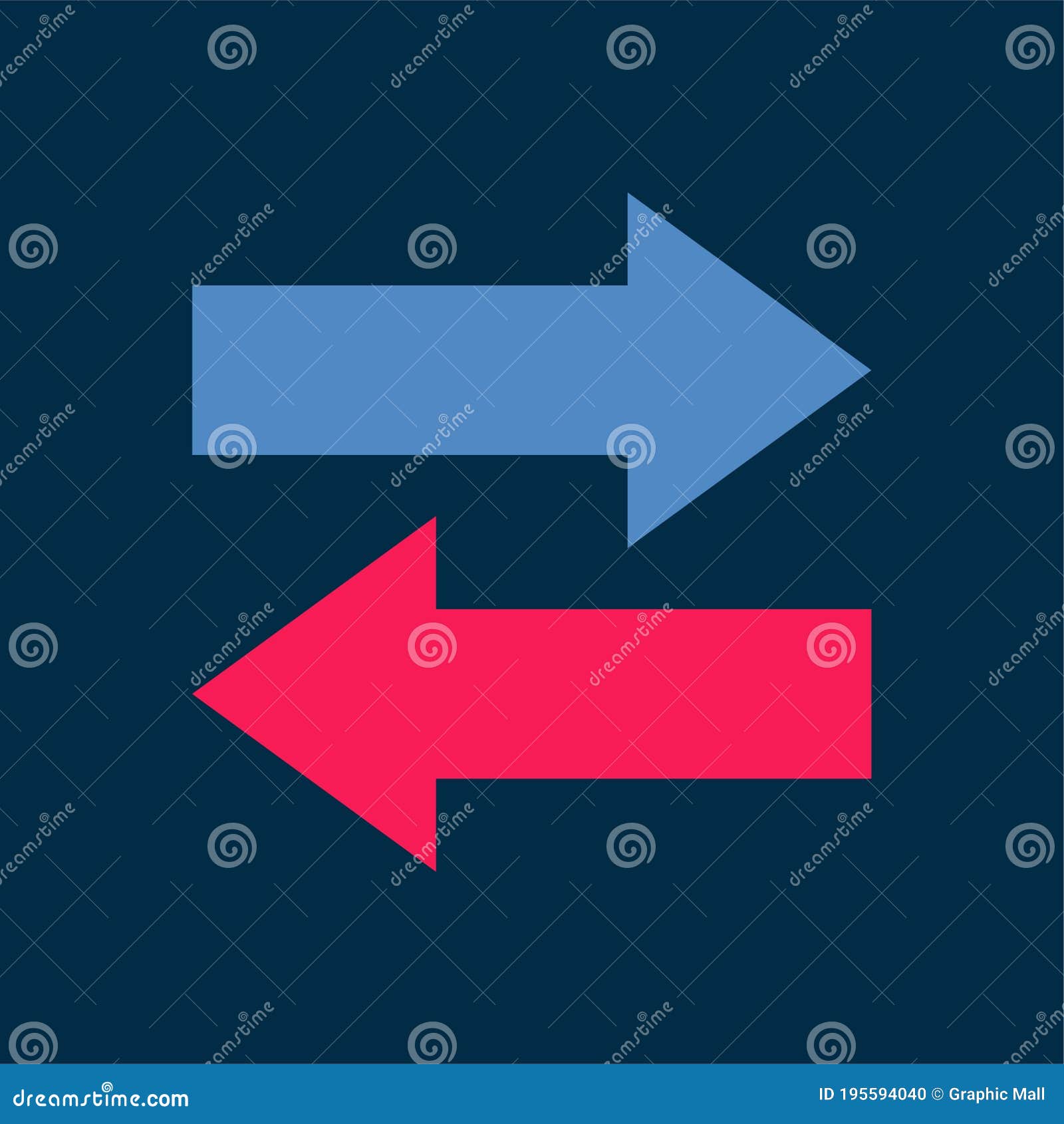 Arrows Direction. Road Signs For Street Or Highway Traffic Navigation ...