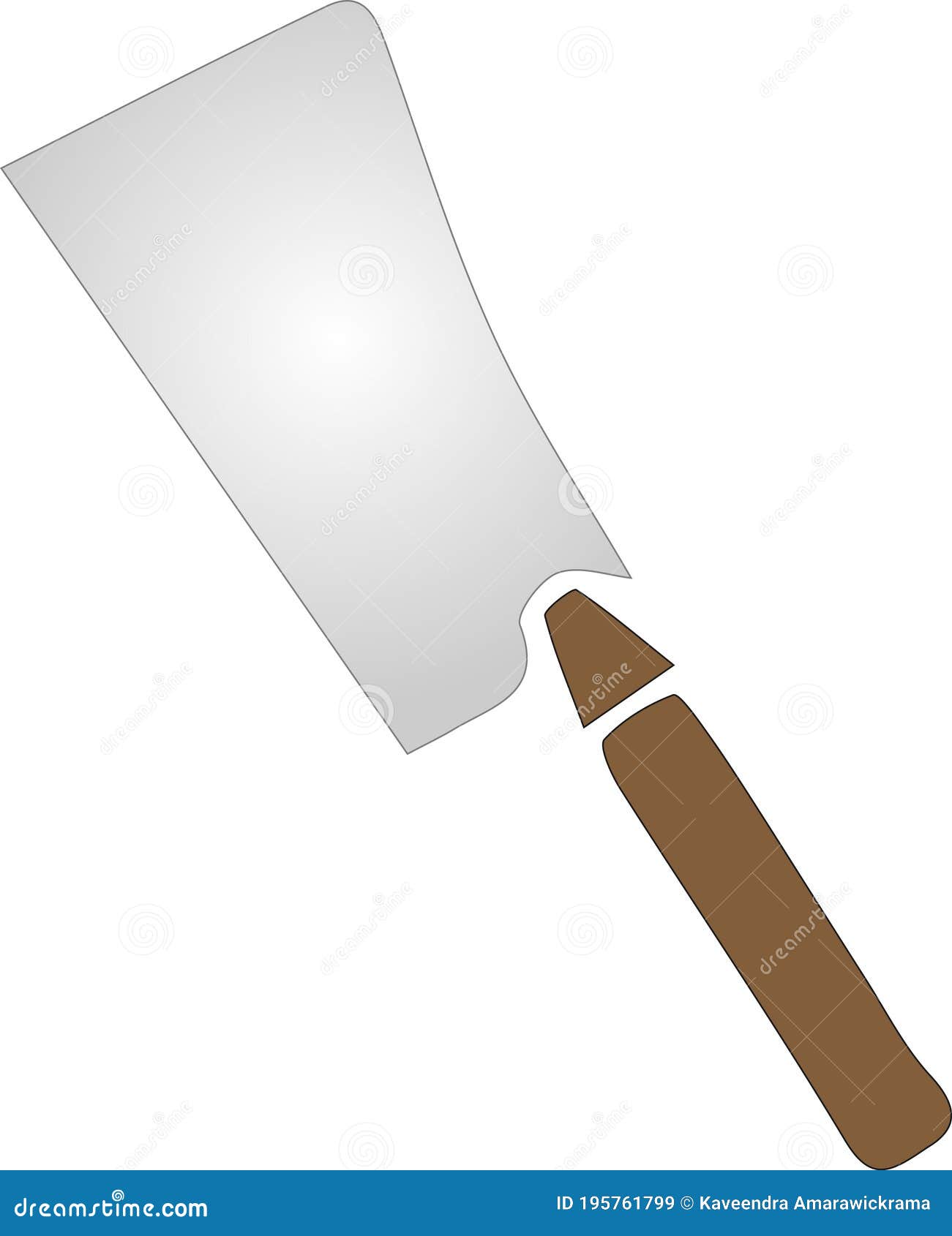 Sharp Machete Vintage Template Cartoon Vector | CartoonDealer.com ...