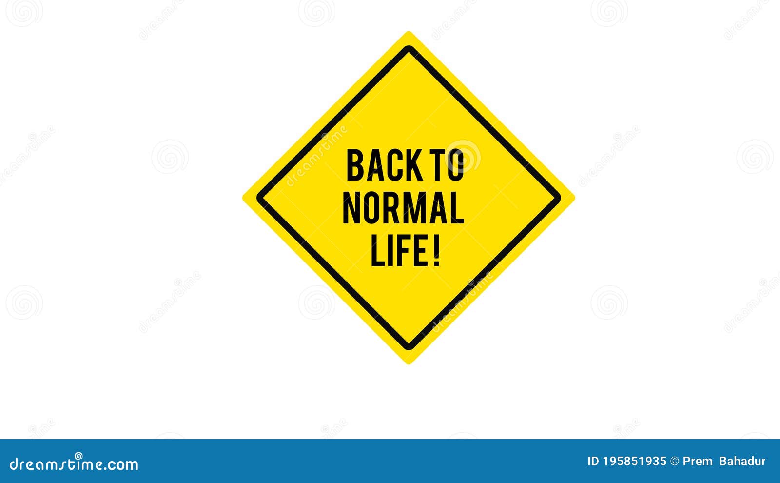 Back To Normal Life, Open Again after Quarantine, Stock Illustration ...