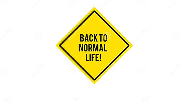 Back To Normal Life, Open Again after Quarantine, Stock Illustration ...