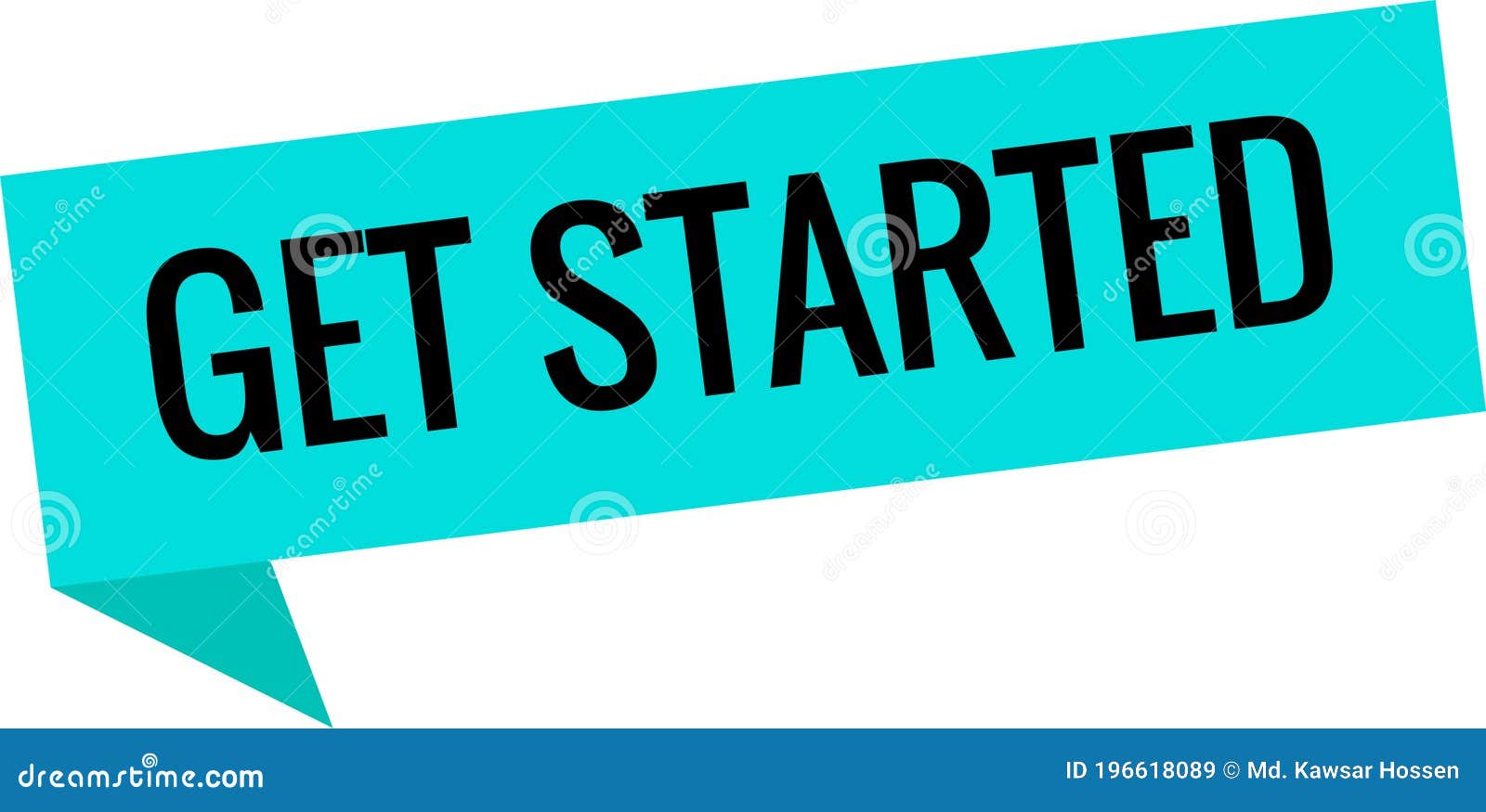 Get Started Button. Get Started Sign, Vector Web Interface Oval Buttons ...