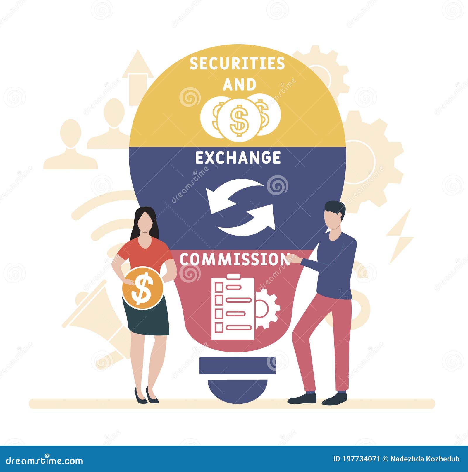 Flat Design with People. SEC - Securities and Exchange Commission ...