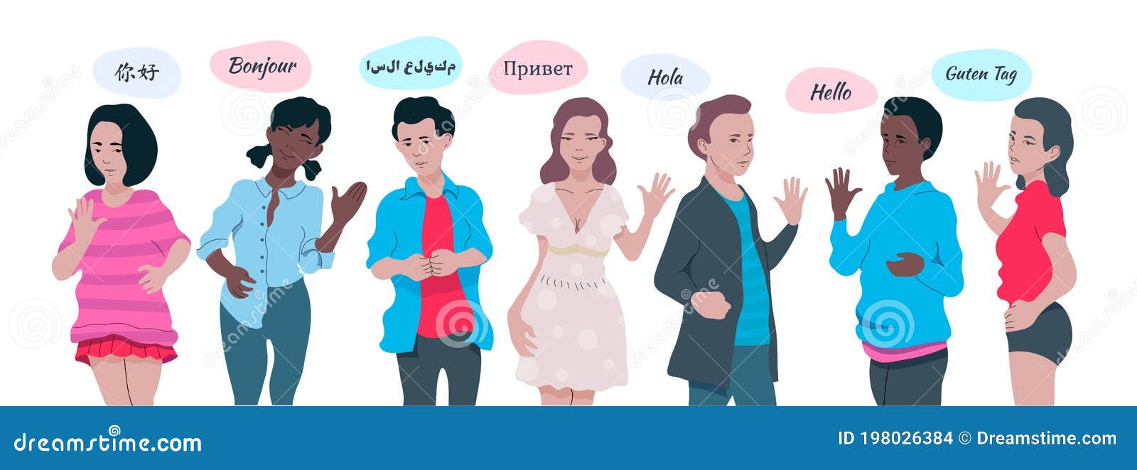 Greetings in Diffrent Languages. People from Diffrent Countries Say ...