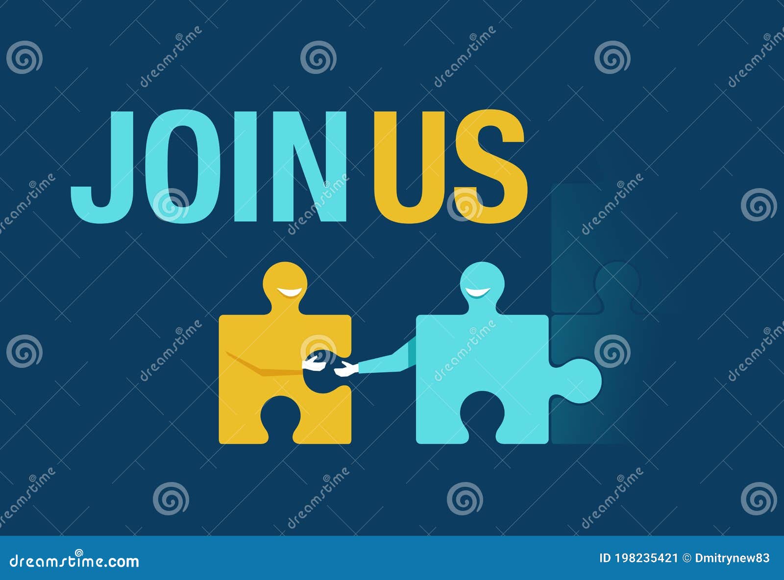 Join Us Recruitment - Handshaking People Team Stock Vector ...