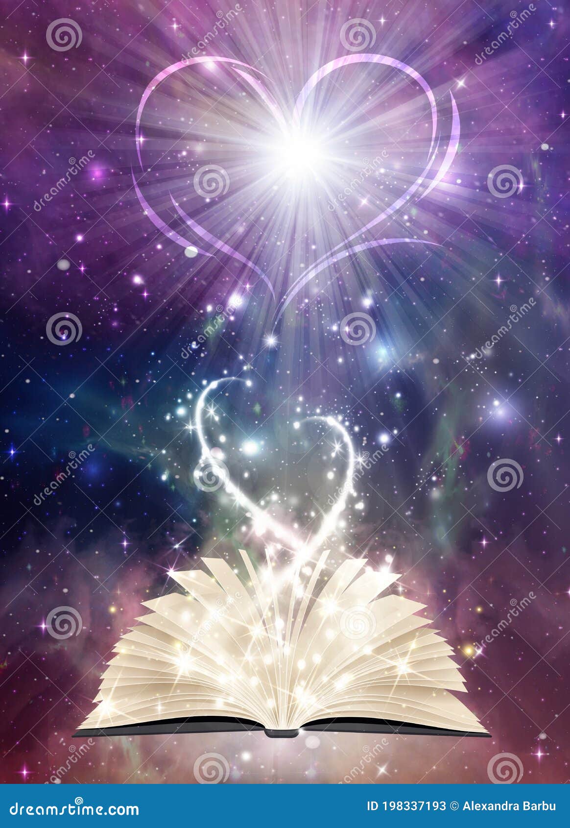 Magic Book, Book of Life, Love Spell, Fairytale, Wish Come True Stock ...