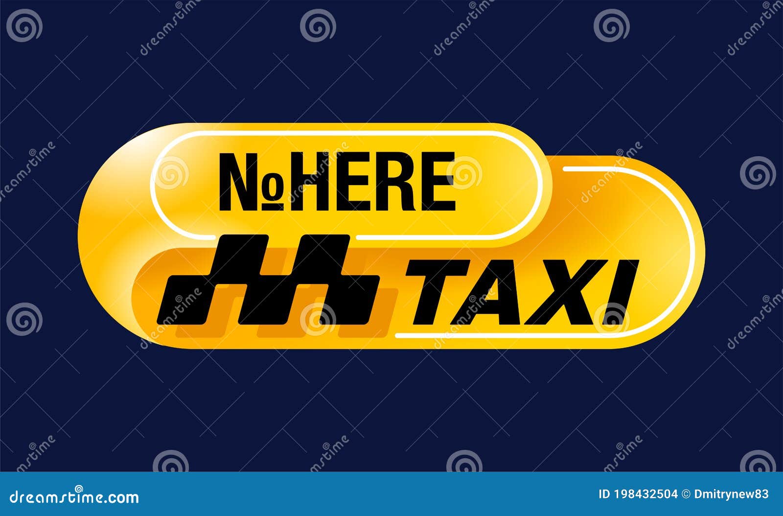 Taxi Phone Number Template for Car Pasting Stock Vector - Illustration ...
