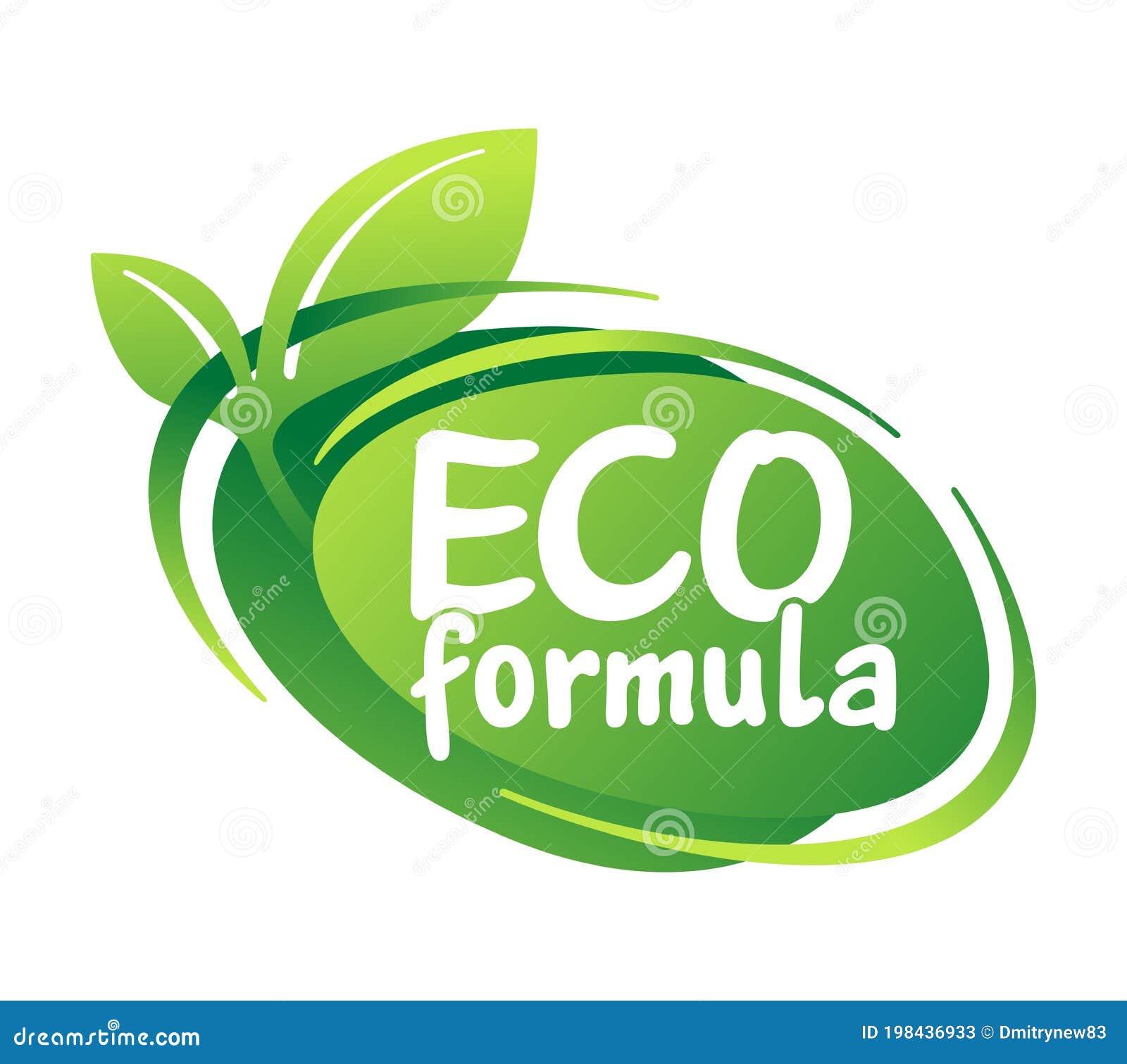 Eco Formula Icon for Natural Products Stock Vector - Illustration of ...