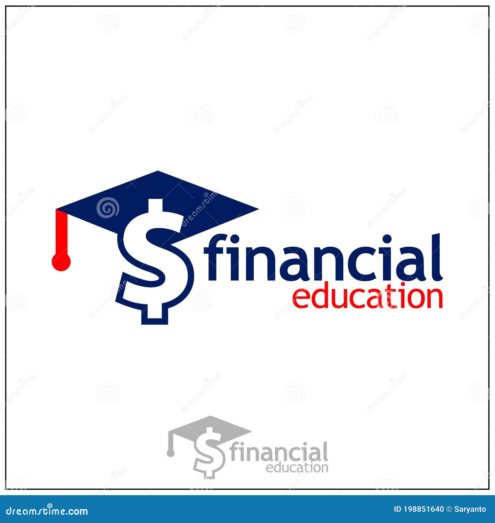 Financial Education Logo, Education Icon. Illustration in Vector Format ...