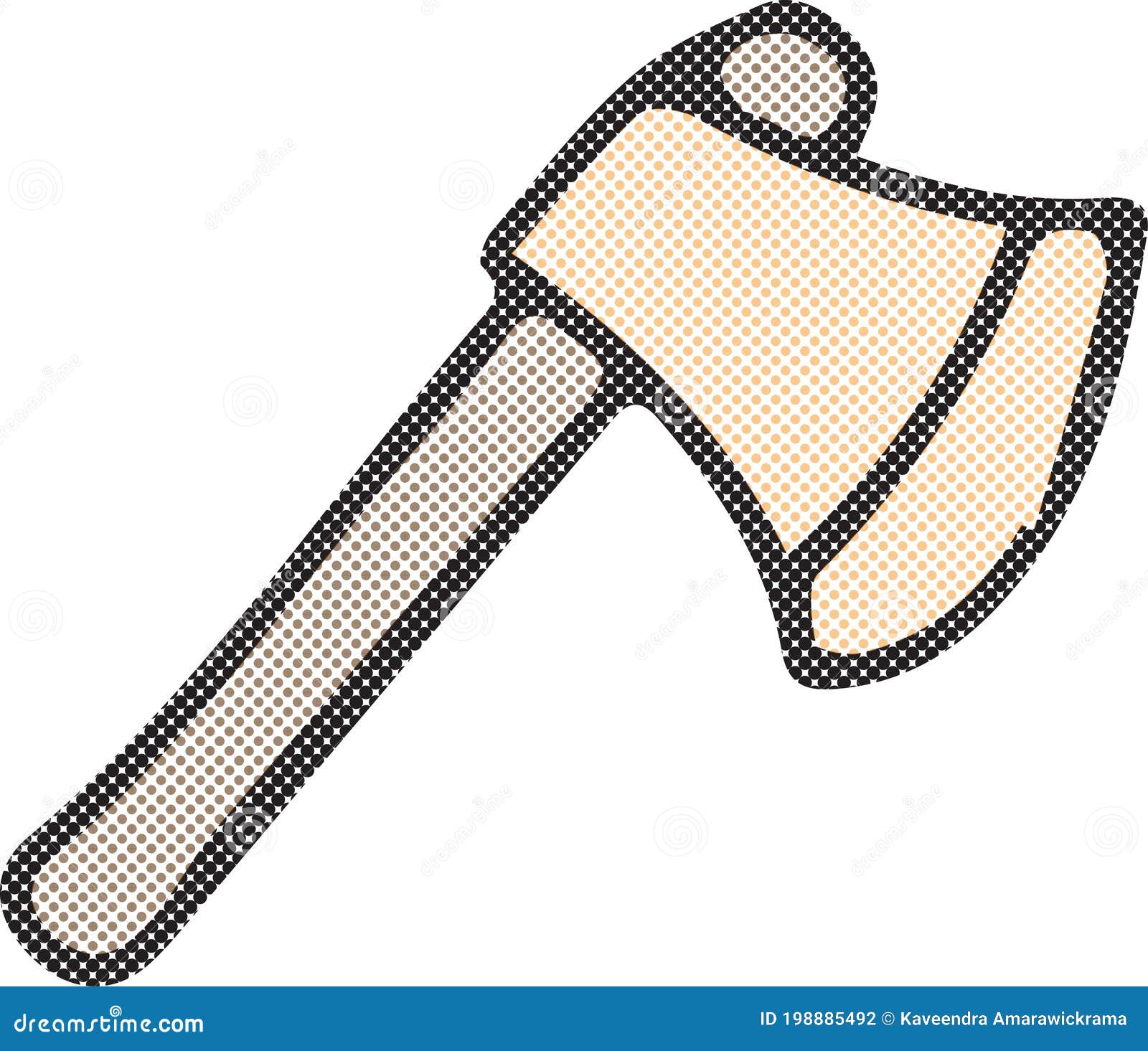 Golden Axe Logo Design on White Stock Vector - Illustration of drawn ...