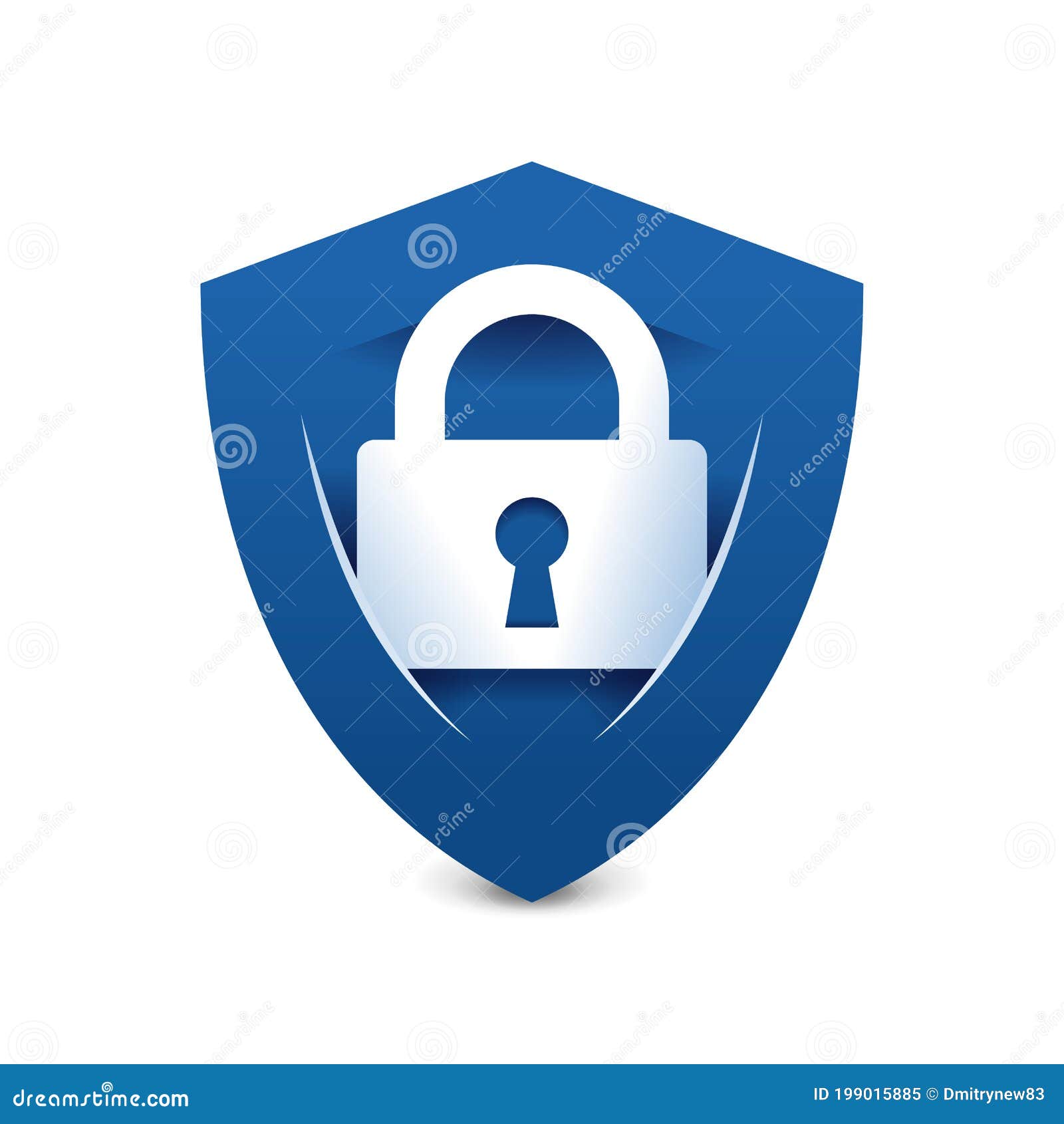 Data Security Icon - Account Protection Sign Stock Vector ...