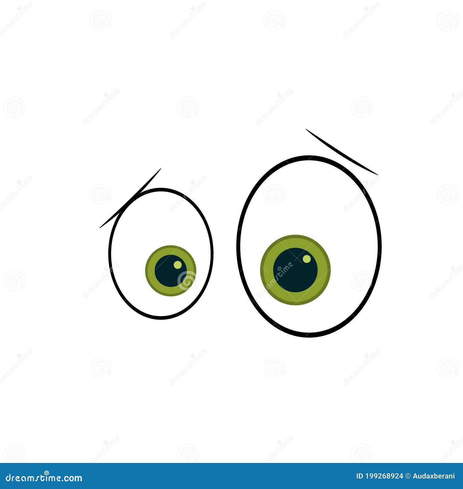 Curious Eyes from Green Eyes Series of Frankenstein Stock Vector ...