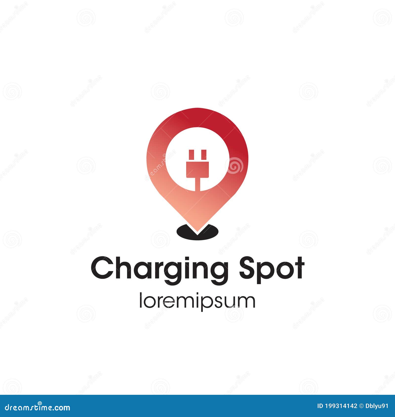 Charging Spot Logo or Symbol Template Design Stock Vector ...