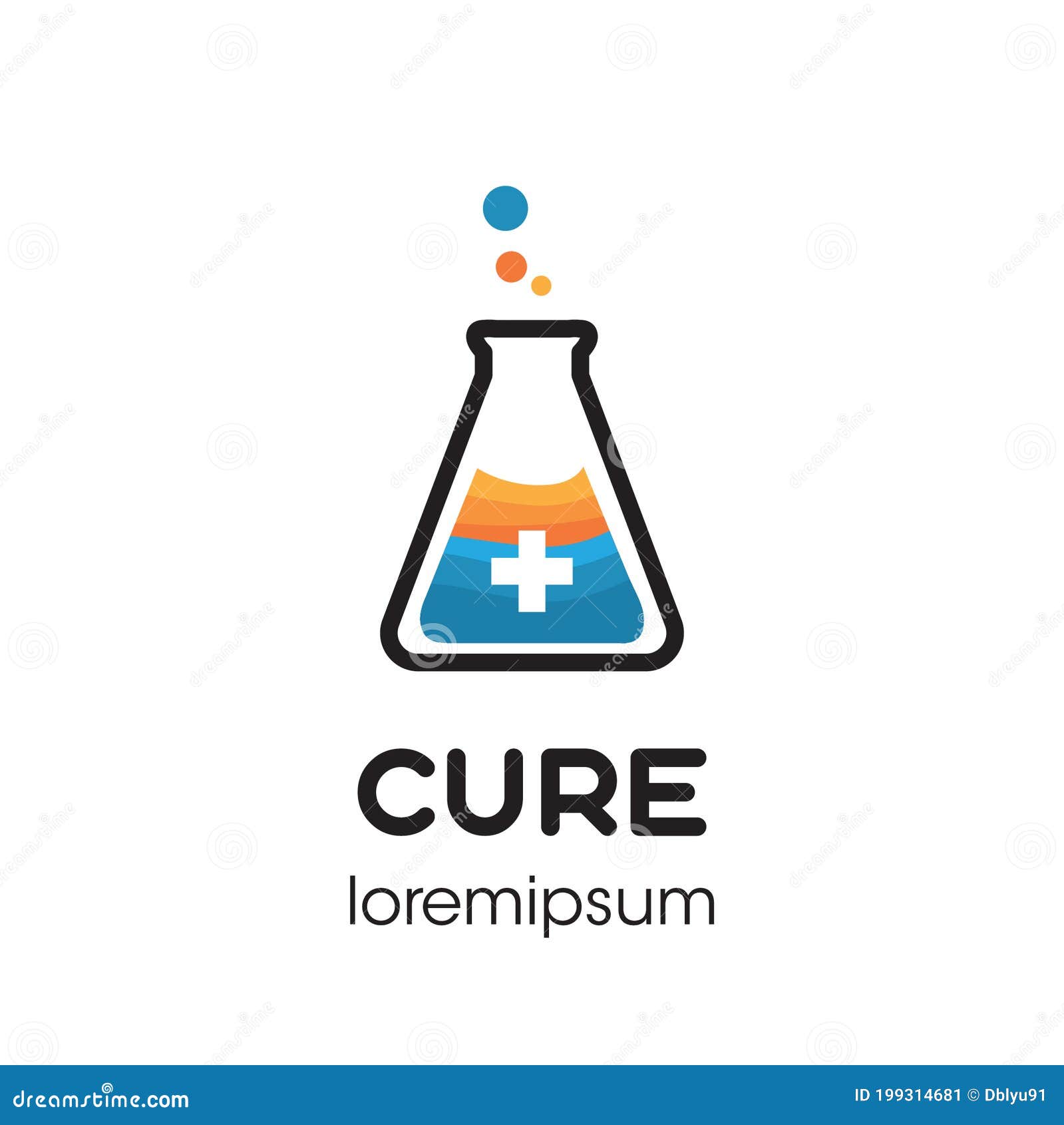 Cure Logo or Symbol Template Design Stock Vector - Illustration of toys ...