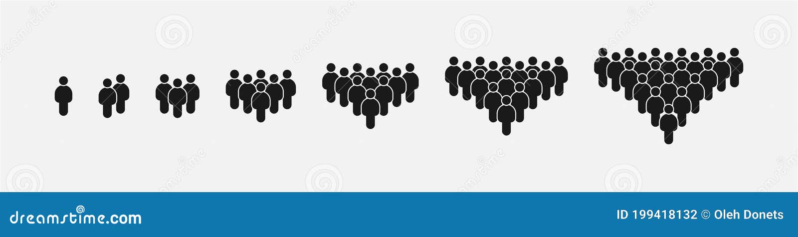 Vector Set Icons People in a Minimalistic Style Stock Vector ...