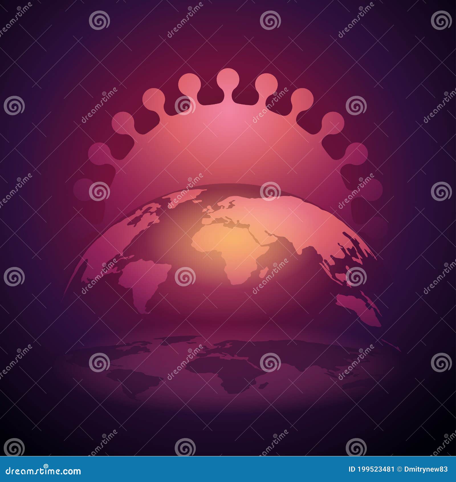 Doomsday And Covid Virus - Pandemic Turmoil And Doomsday Pictured As ...