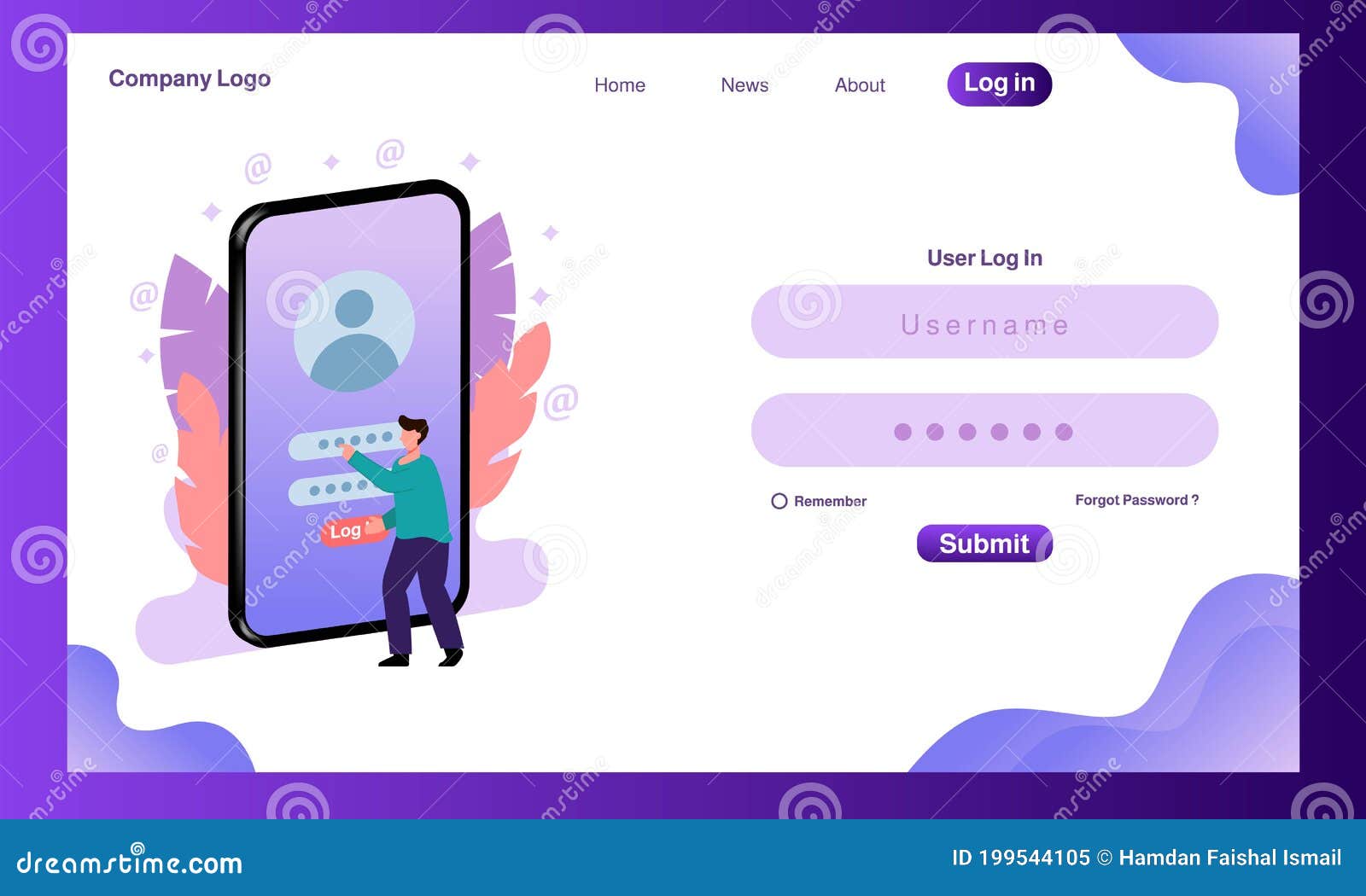 People Register Online Set. Registration Or Sign Up User Interface ...