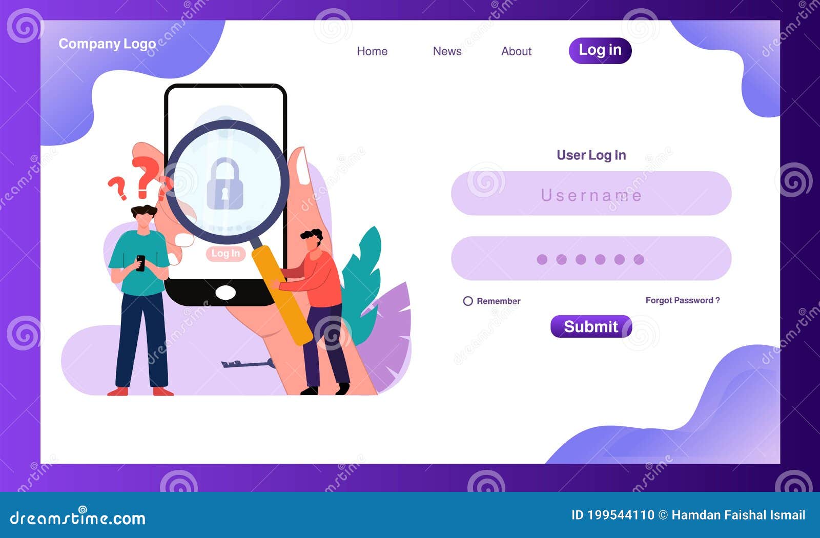 Forgot Password Illustration, Man Forgot Password Flat Design, Can Use ...