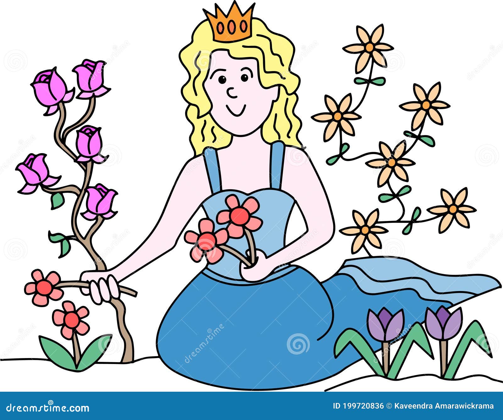 The Flower Princess Reid Gallery Stock Photography | CartoonDealer.com ...