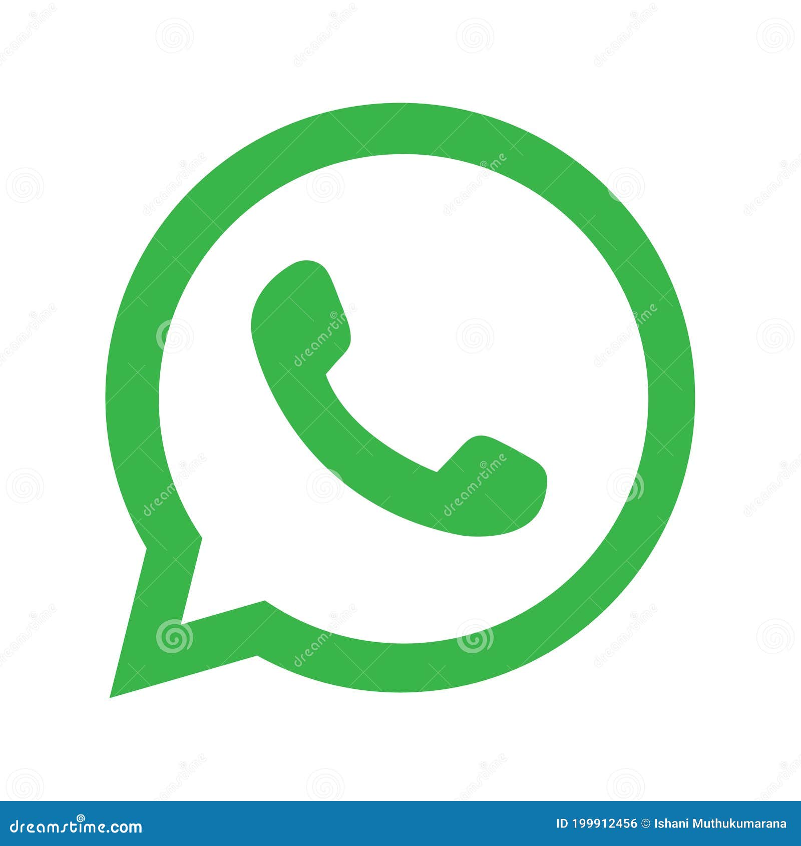 Simple whatsapp logo icon. editorial photo. Illustration of logos ...
