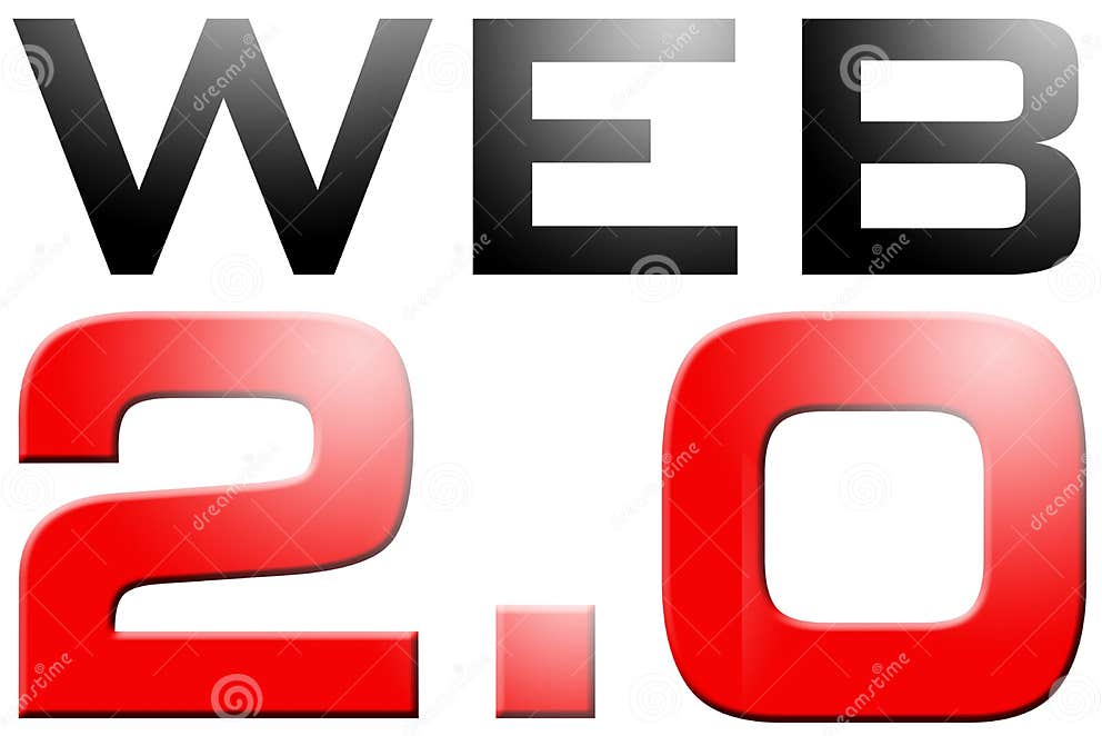 Web 2.0 stock illustration. Illustration of online, wide - 8261537