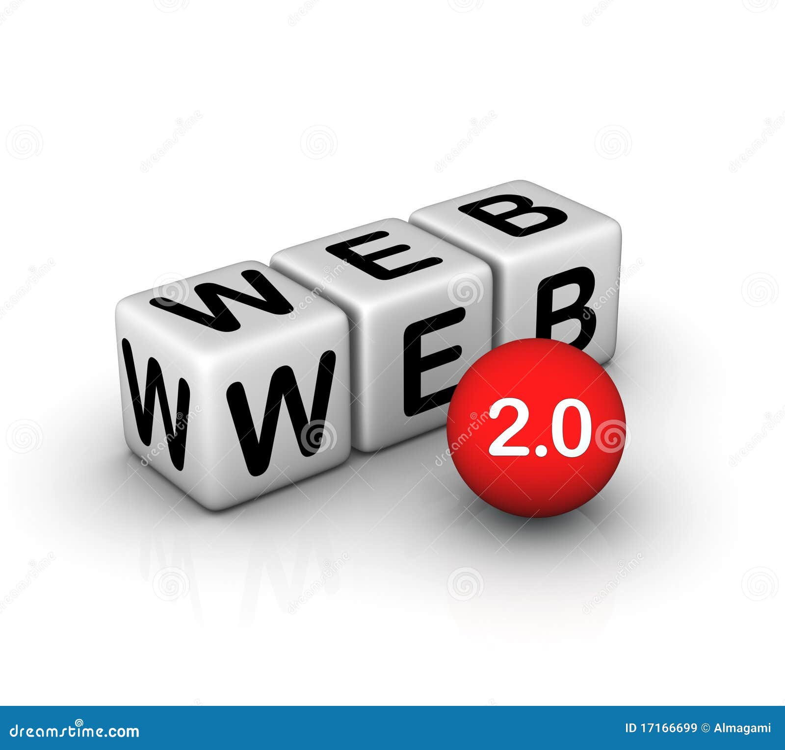 Web 2.0 icon stock illustration. Illustration of cube - 17166699