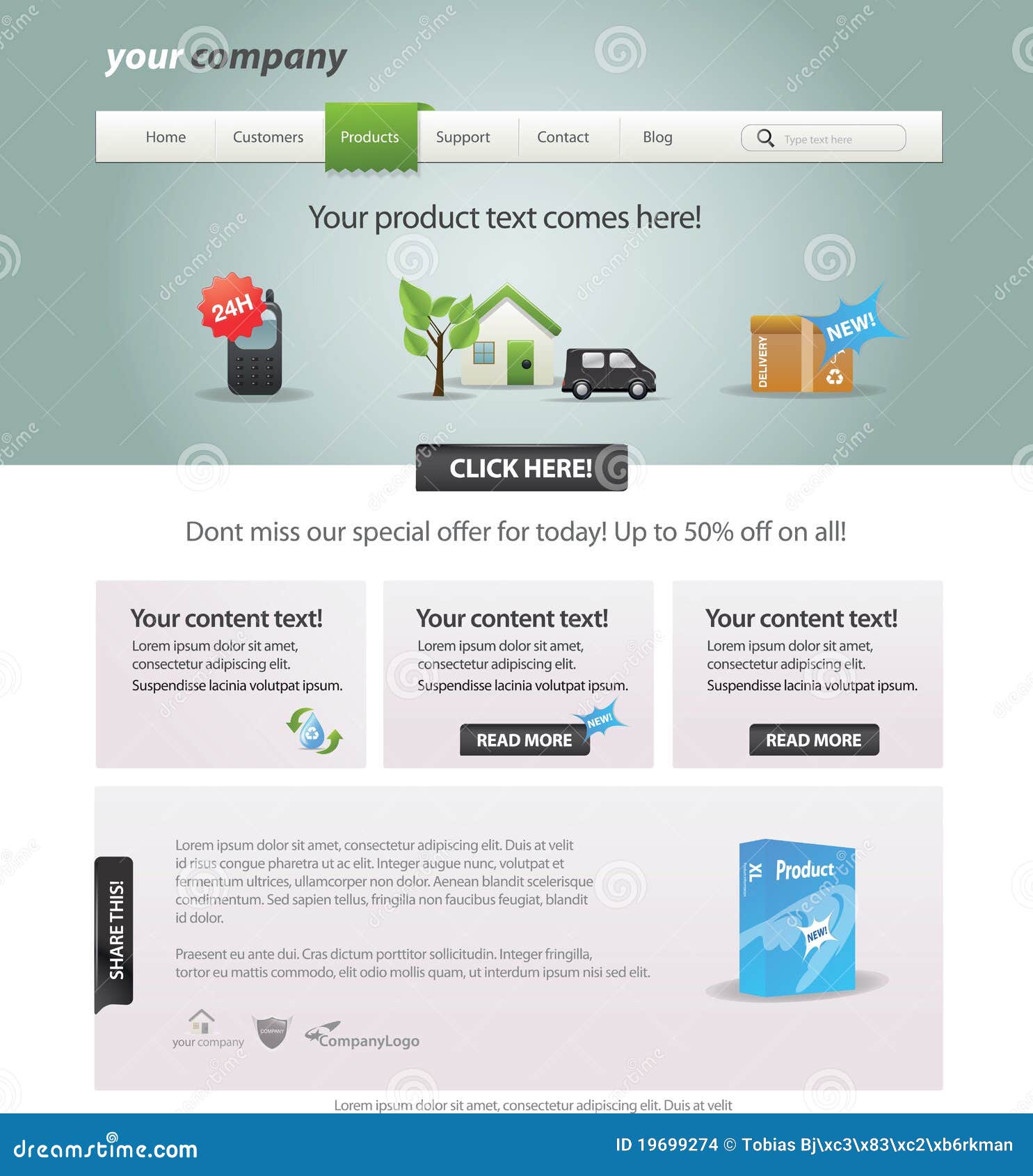 Web 2.0 template stock vector. Illustration of rollover - 19699274