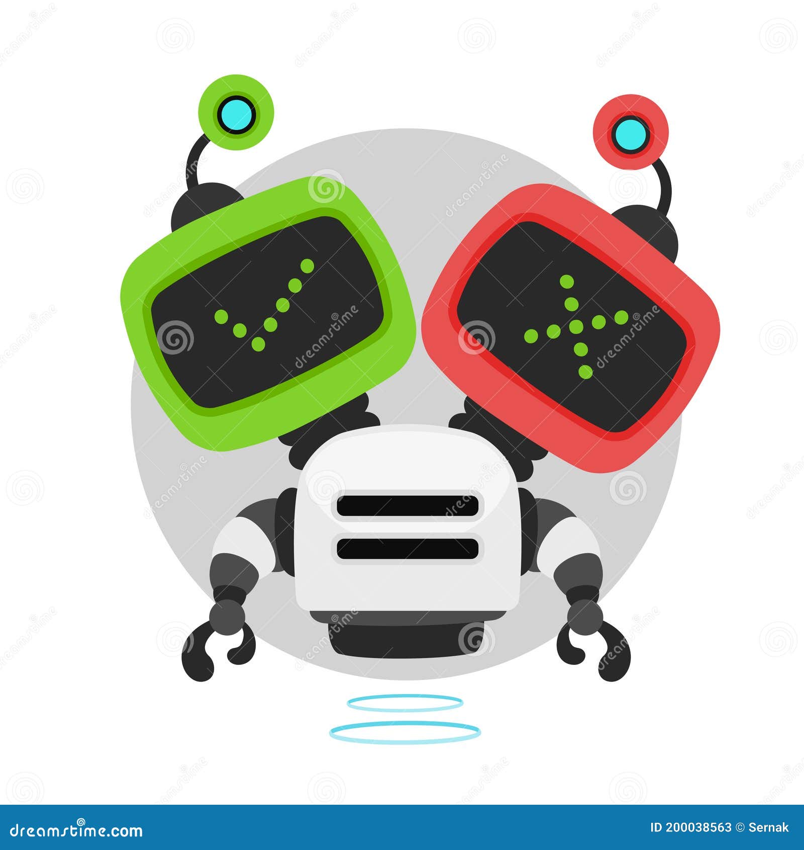 Robot Has A Check Mark. Royalty-Free Stock Photography | CartoonDealer ...