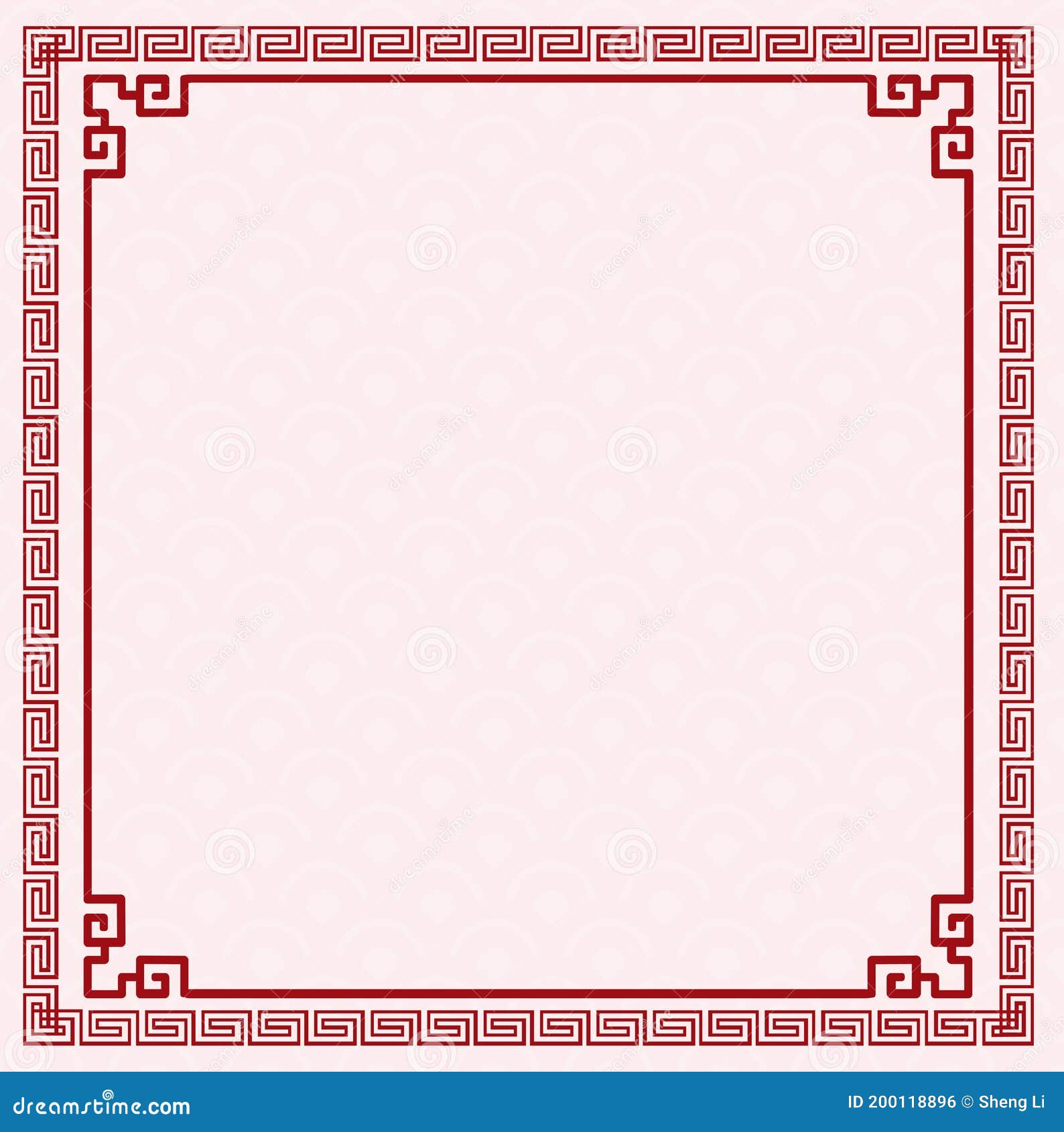 Chinese Traditional Background, Chinese Red Frame Stock Vector ...