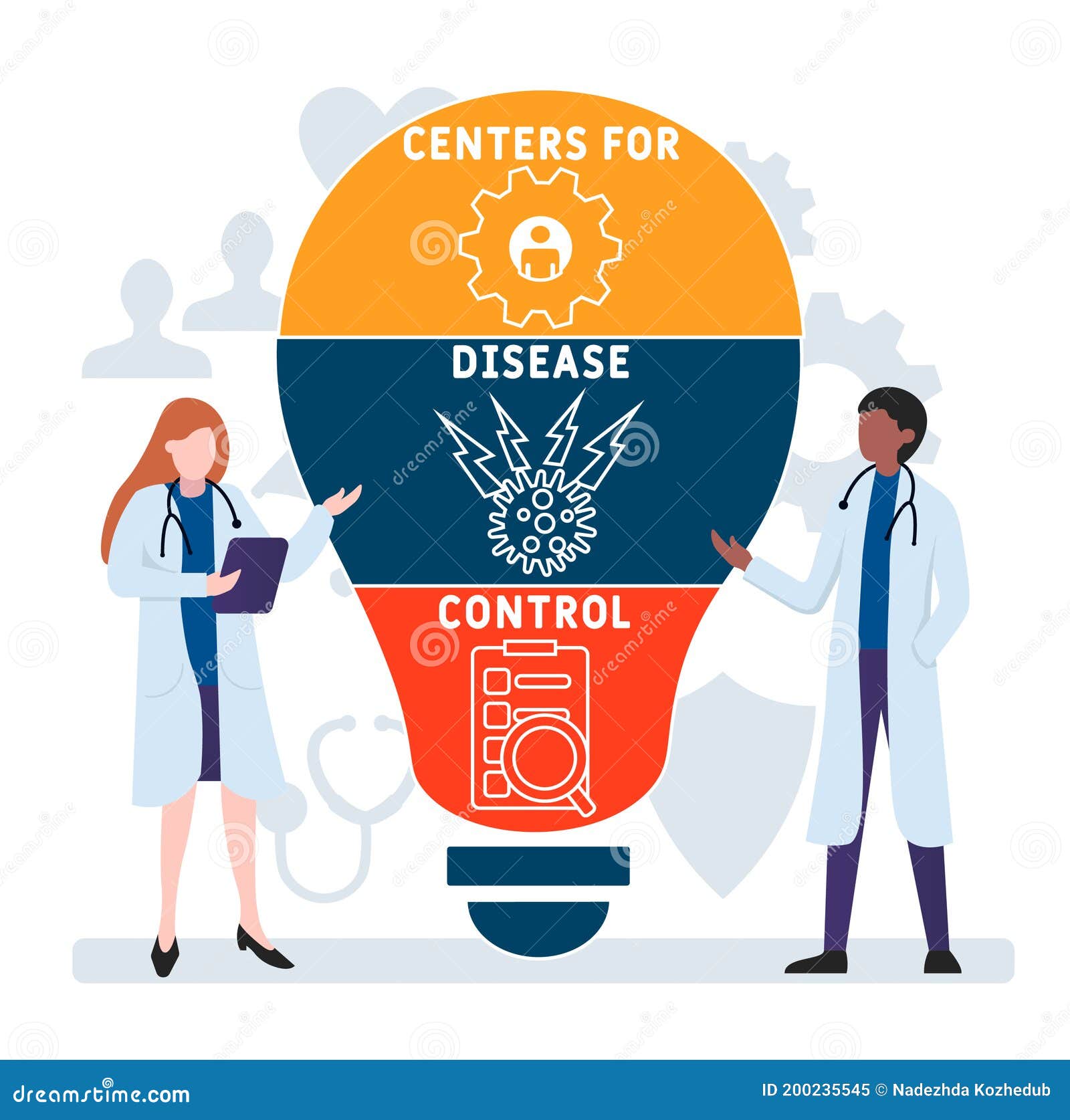 CDC - Centers For Disease Control Acronym Business Concept Background ...