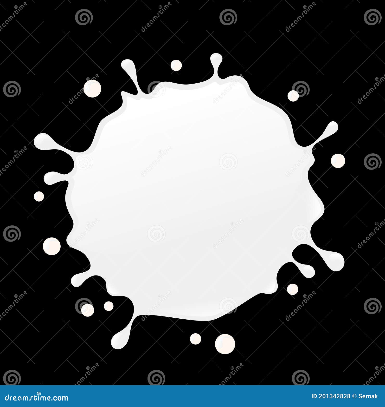 Vector White Color Splash Illustration. Stock Vector - Illustration of ...