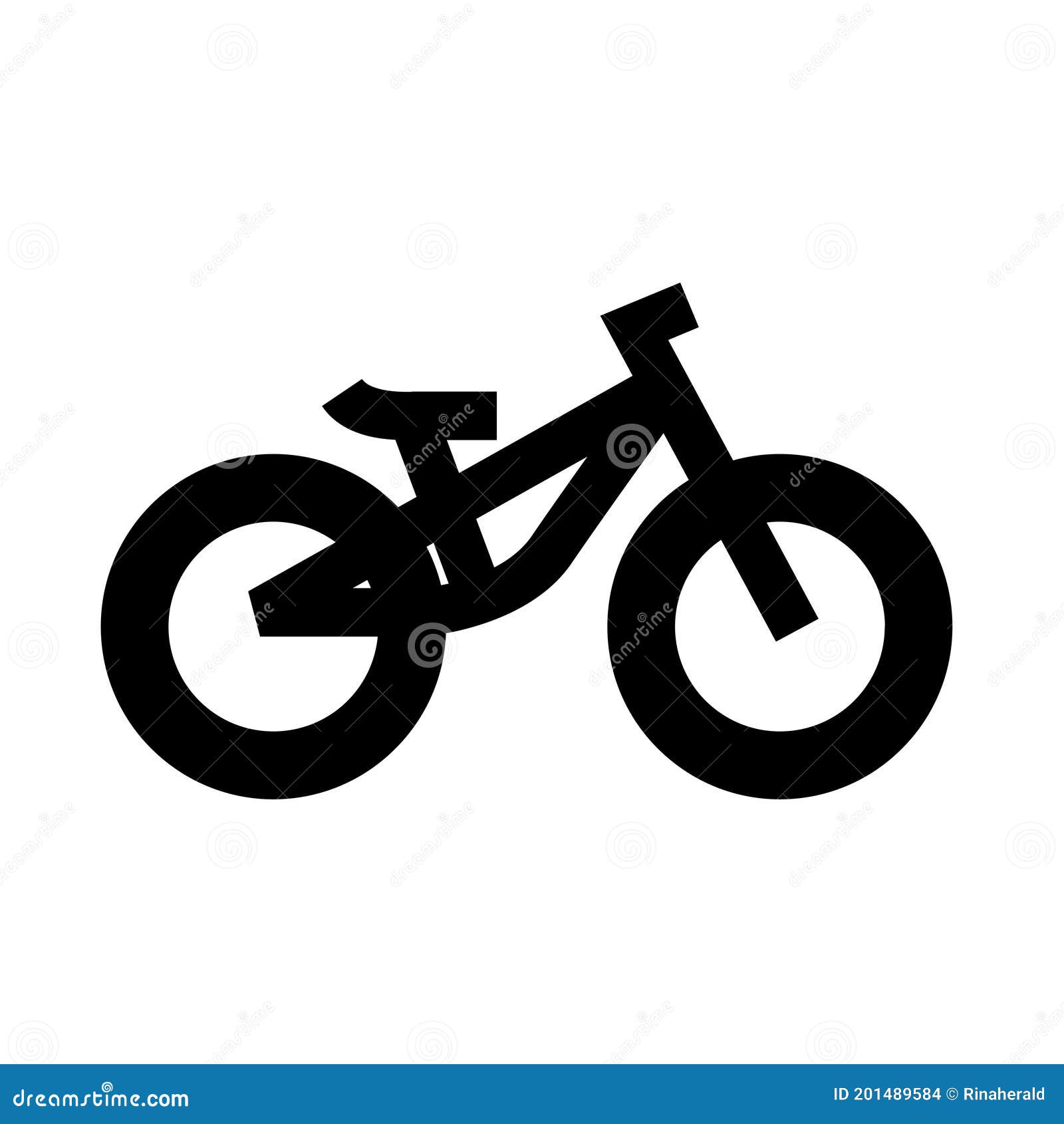 Simple Bike Line Outline Vector Icon Illustration Design Stock Vector ...