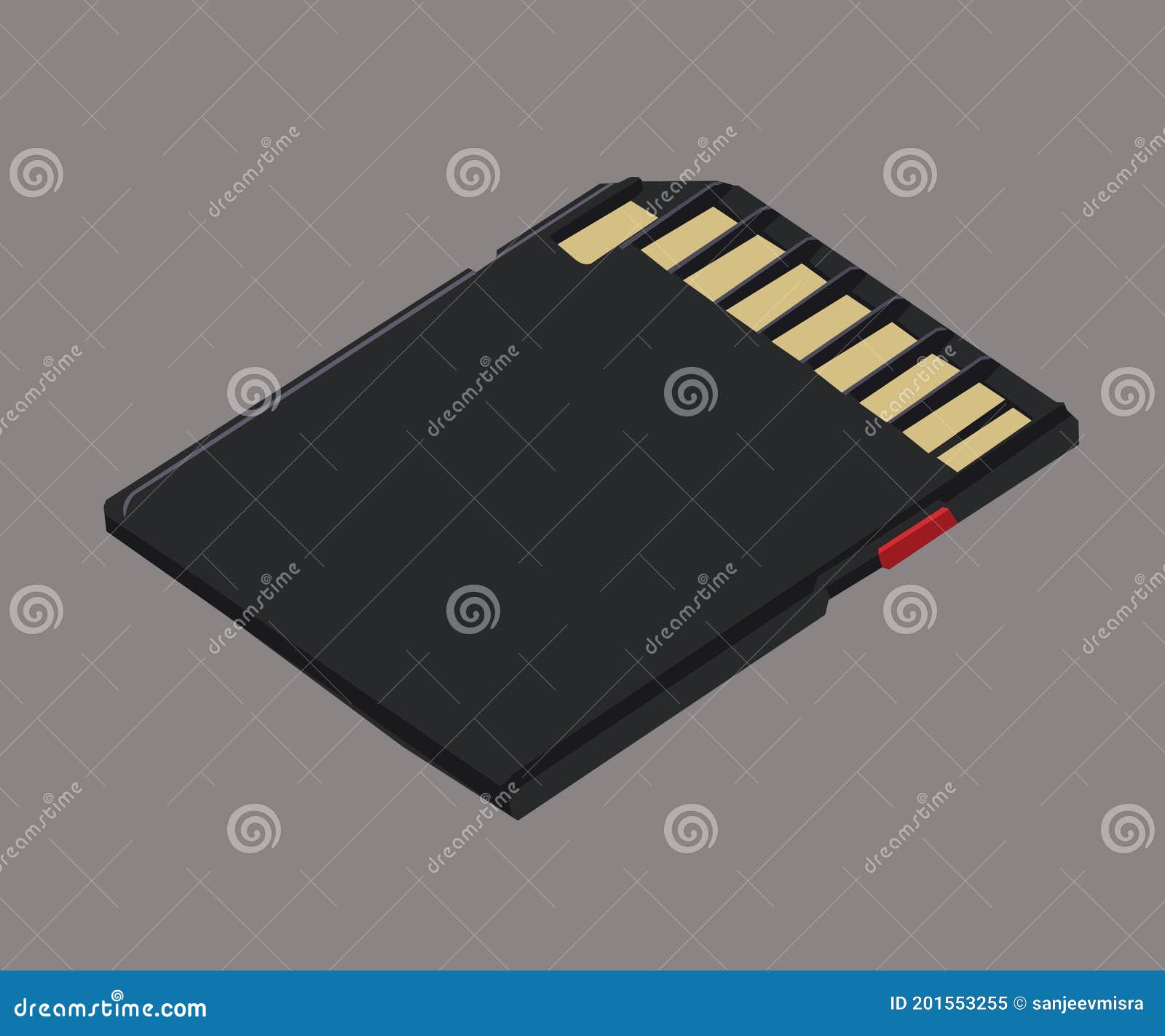 Memory Card, Memory Stick Vector Illustration Stock Vector ...