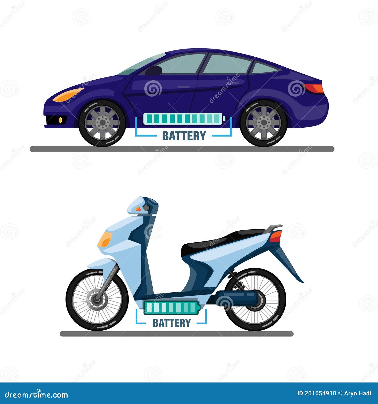 Accu Electric Acid Battery Doodle Icon. Sign Symbol For Vehicle Concept ...