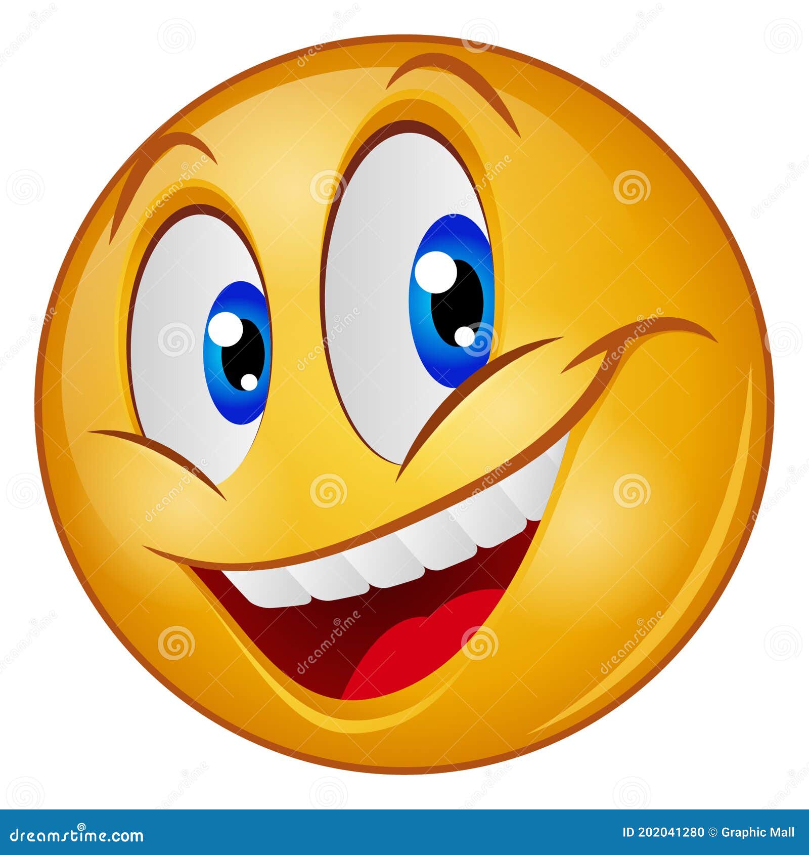 Gradient Color Icon for Emoji Face. Stock Vector - Illustration of ...