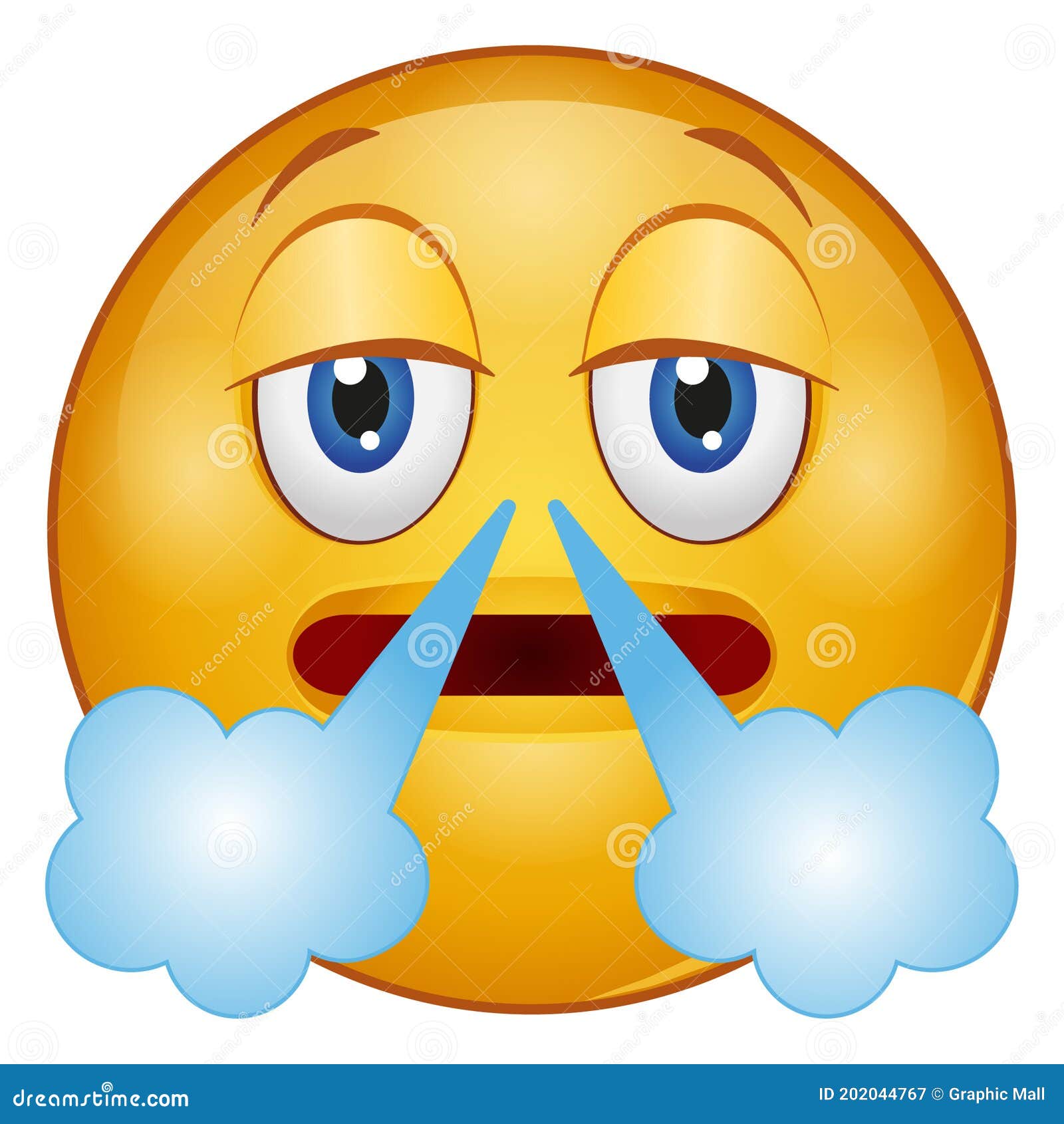 Gradient Color Icon for Emoji Face. Stock Vector - Illustration of ...