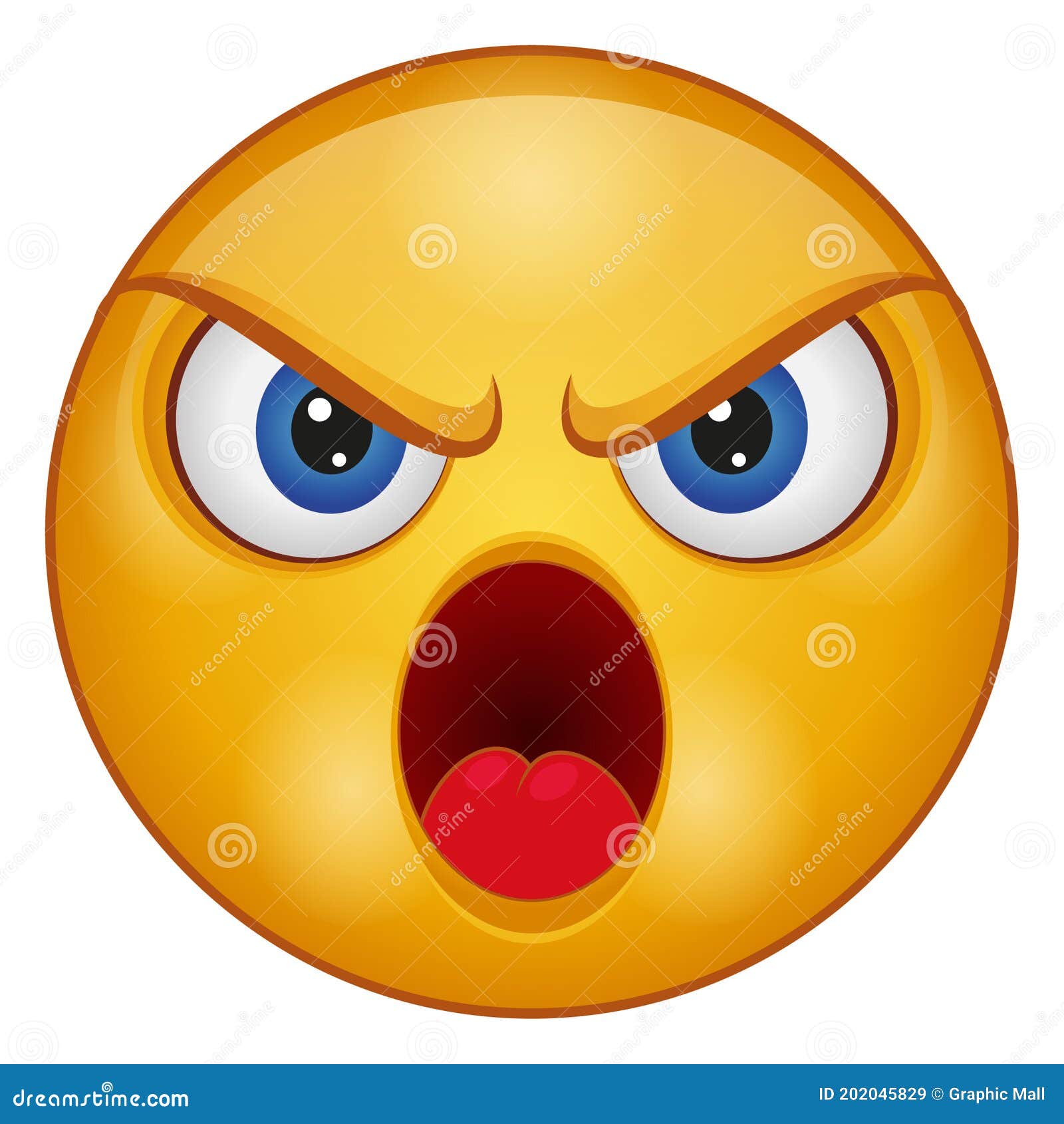 Gradient Color Icon for Emoji. Stock Vector - Illustration of charactor ...